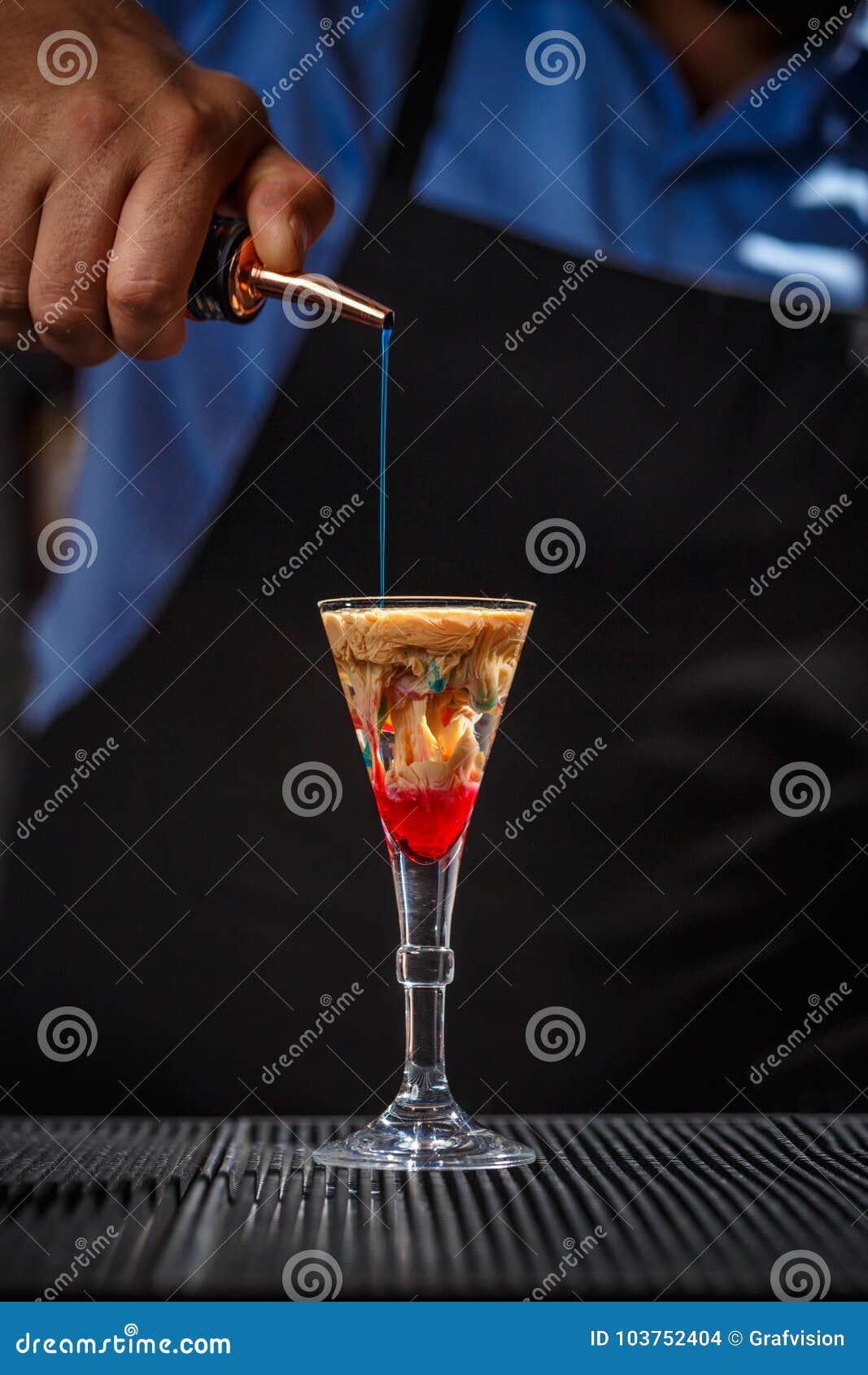 Alien Brain Hemorrhage Cocktail Stock Photo - Image of party, beverage ...