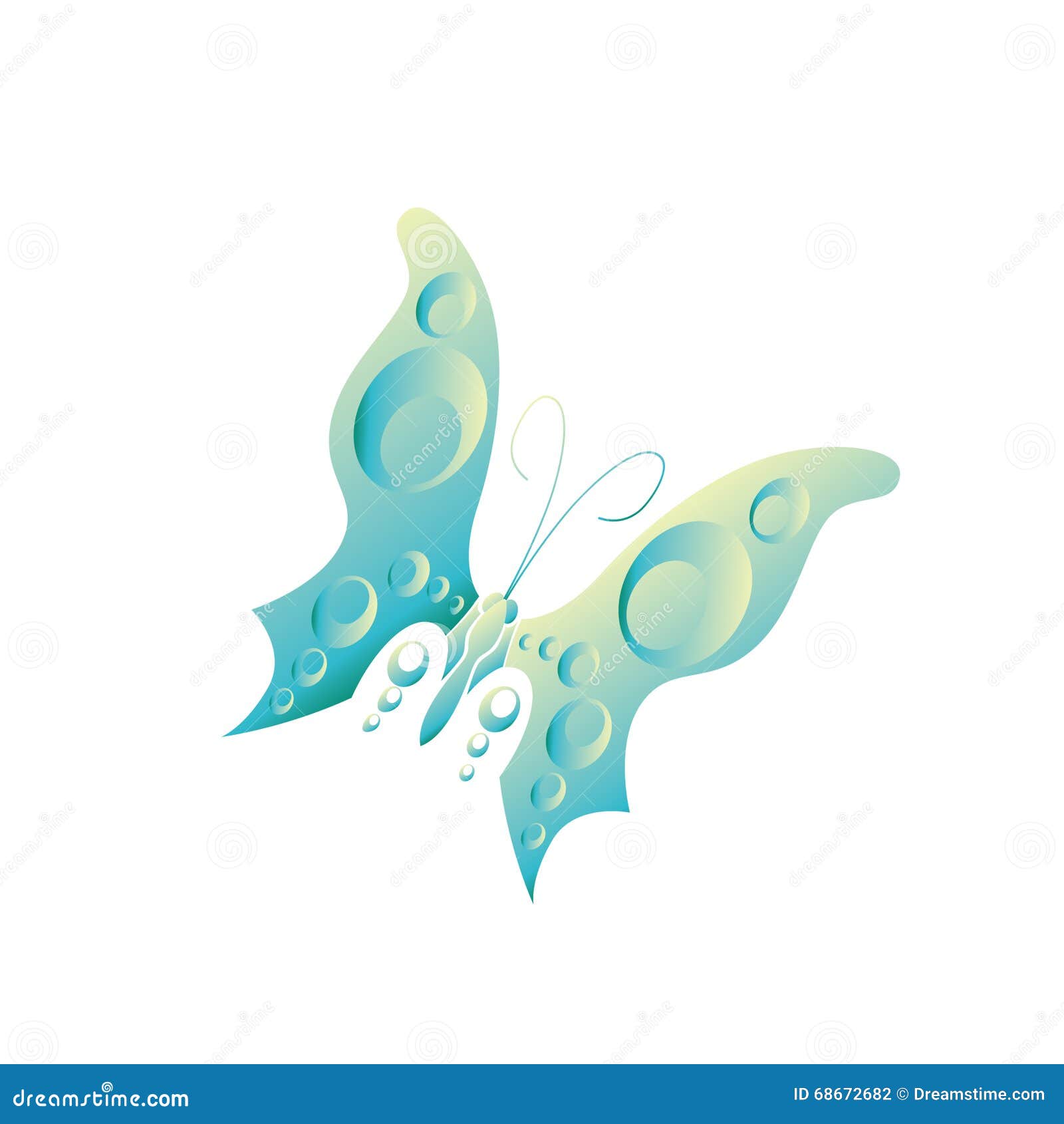 Alien Butterfly stock vector. Illustration of edit, butterfly - 68672682