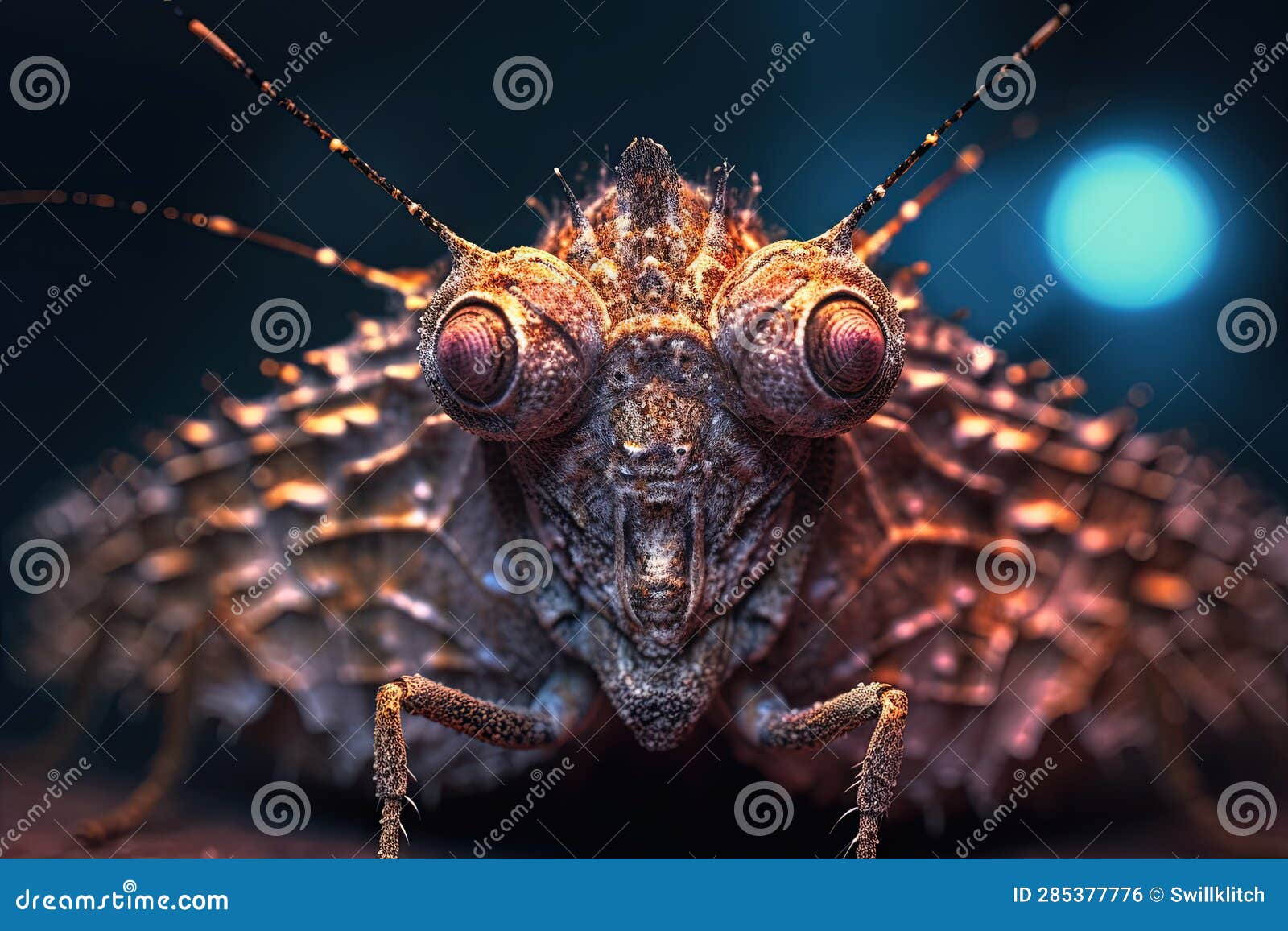 Alien Butterfly from Outer Space Looking at the Camera. Cute Alien ...