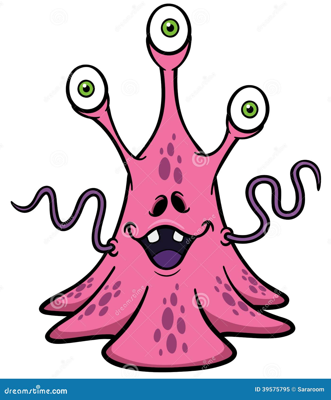 Alien With Dog Cartoon Illustration | CartoonDealer.com #44597132