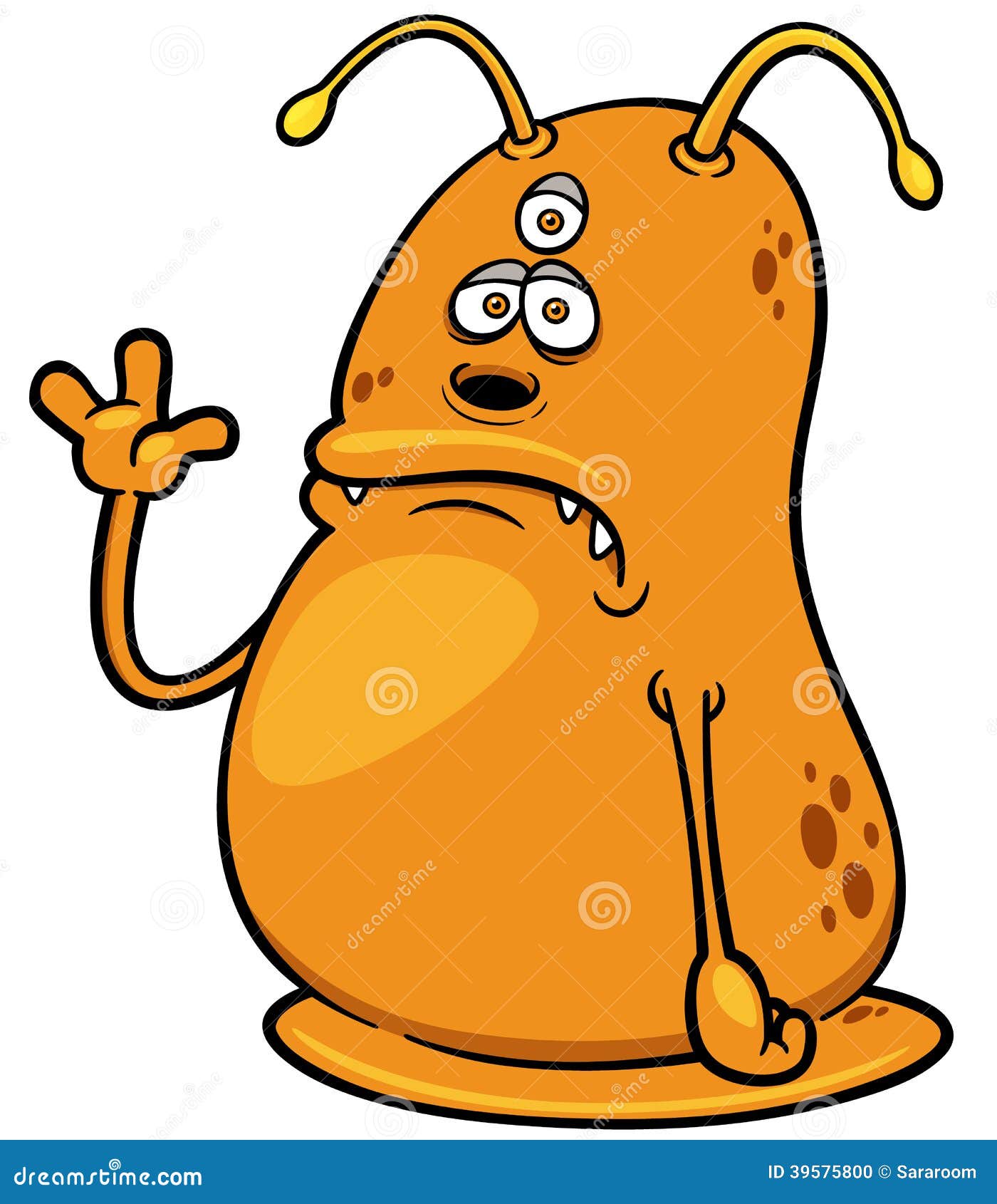 Alien Cartoon Royalty-Free Stock Photography | CartoonDealer.com #10514651