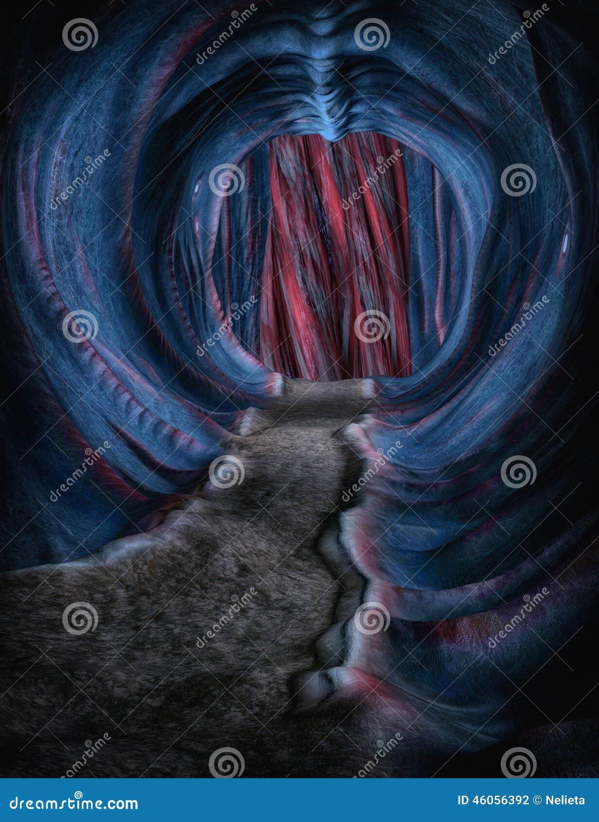 Alien Cave Royalty-Free Stock Photography | CartoonDealer.com #46056251