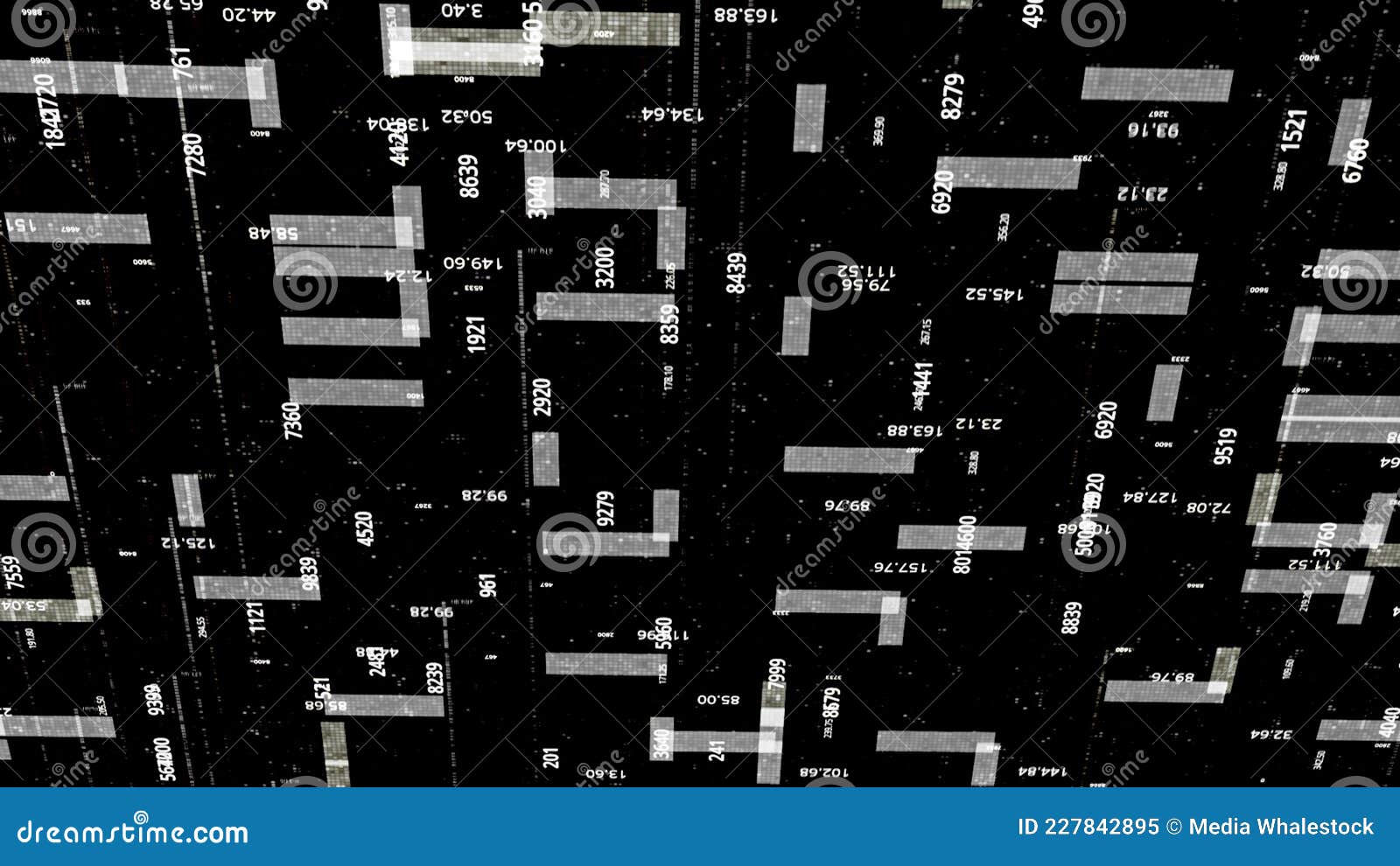 Alien Communication Data Stream Lines, Seamless Loop. Animation Stock ...