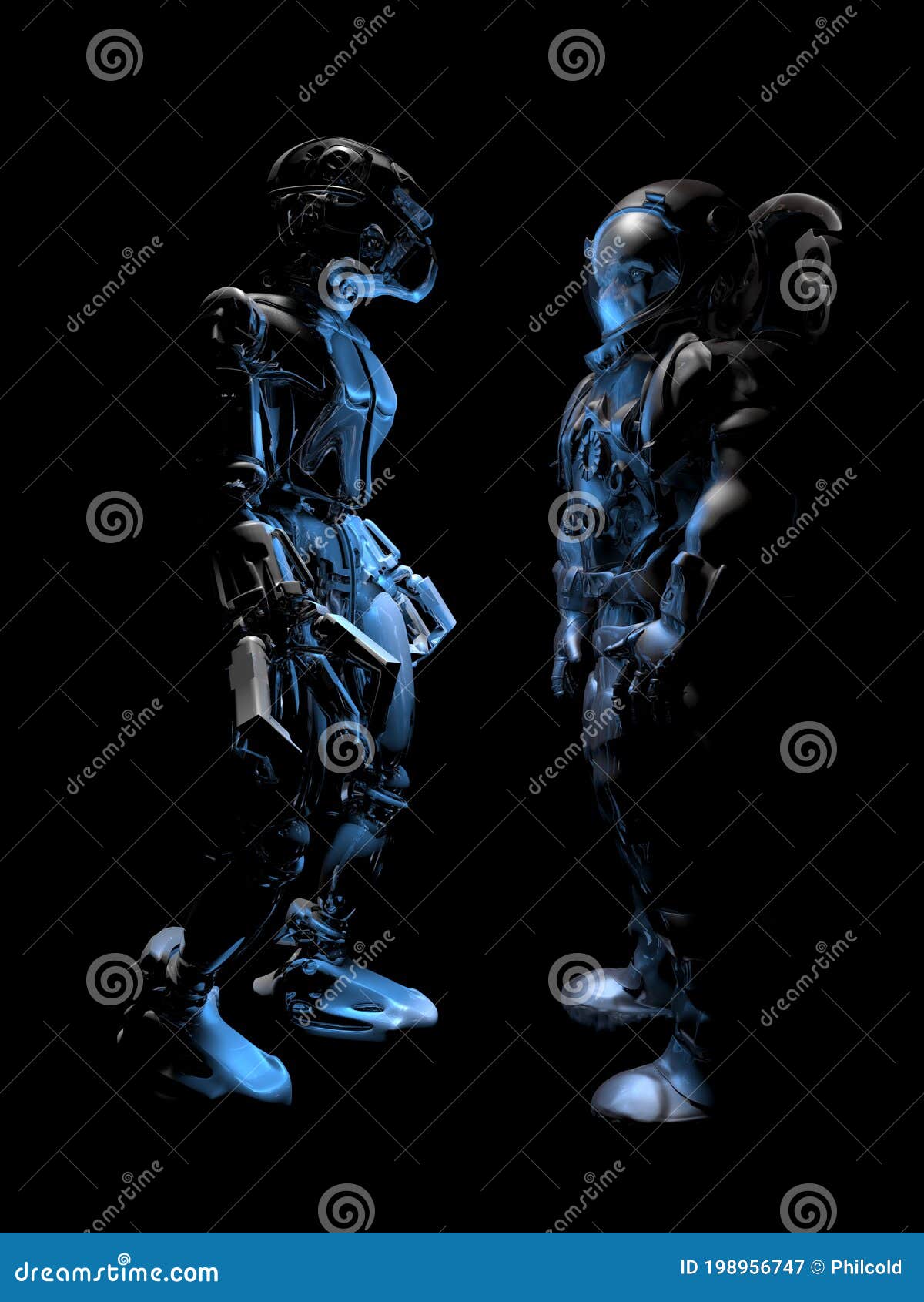Alien Android Visit To Earth Royalty-Free Stock Photography ...