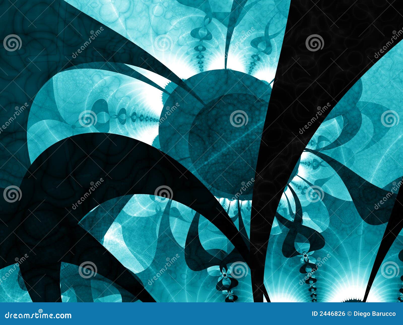 Alien core stock illustration. Illustration of geometry - 2446826