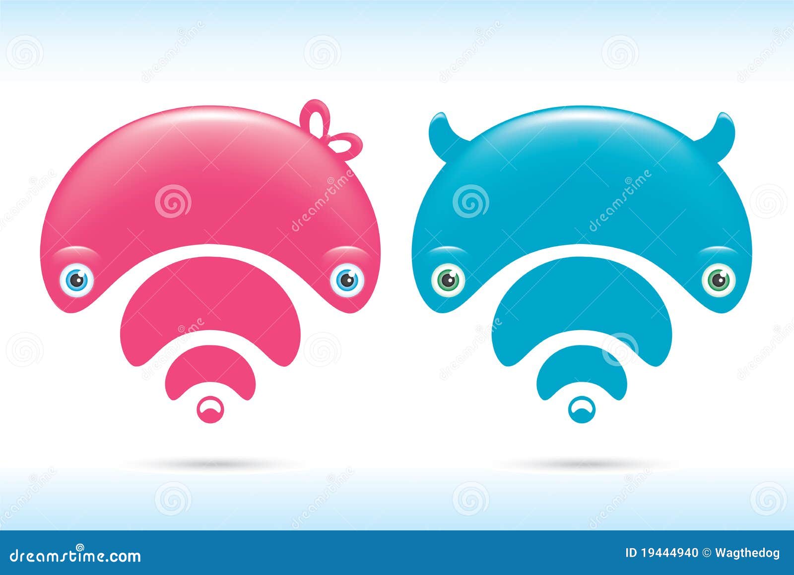 Alien couple stock vector. Illustration of charming, collection - 19444940