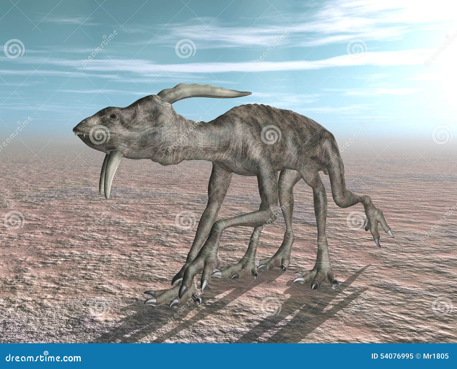 Alien creature stock illustration. Illustration of alien - 54076995