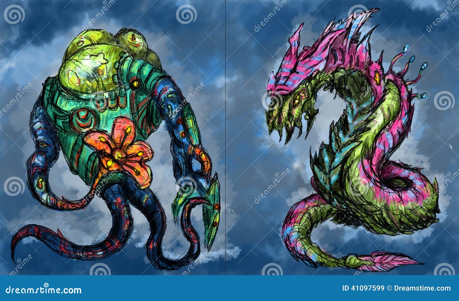 Alien Creature Concept Art