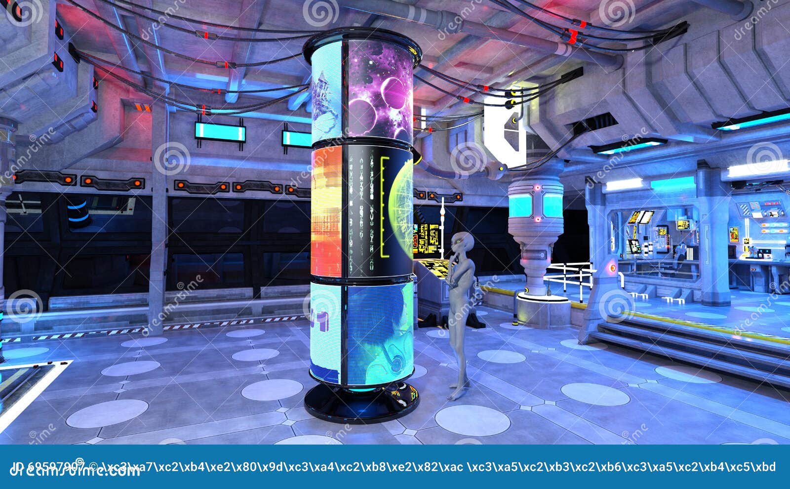 Alien stock image. Image of computer, outer, galaxy, technology - 69597907