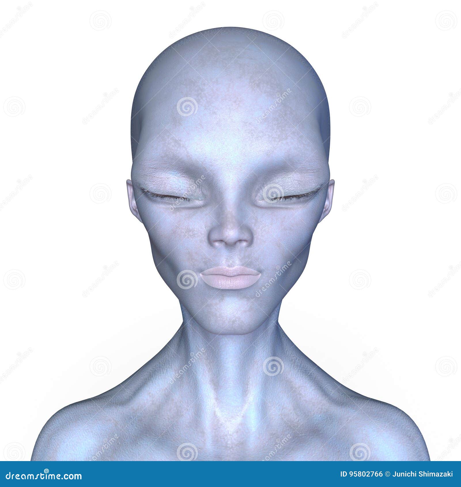 Alien stock illustration. Illustration of mystery, white - 95802766
