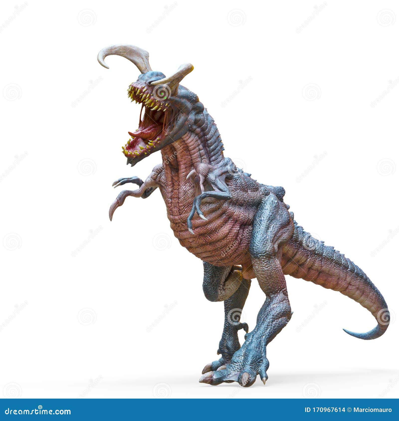 Alien Dinosaur Monster Animated Character Sprite Vector Illustration ...