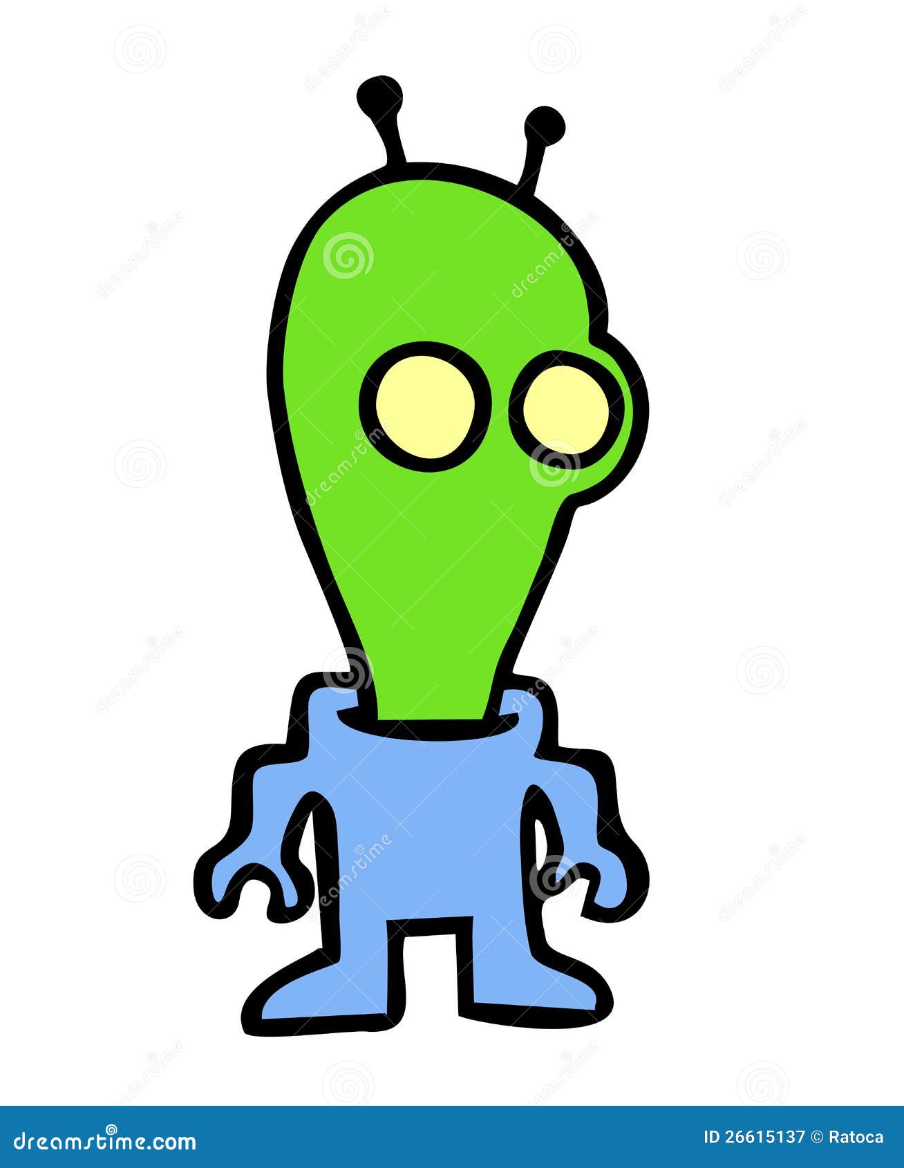 Alien draw stock vector. Illustration of icon, astronaut - 26615137