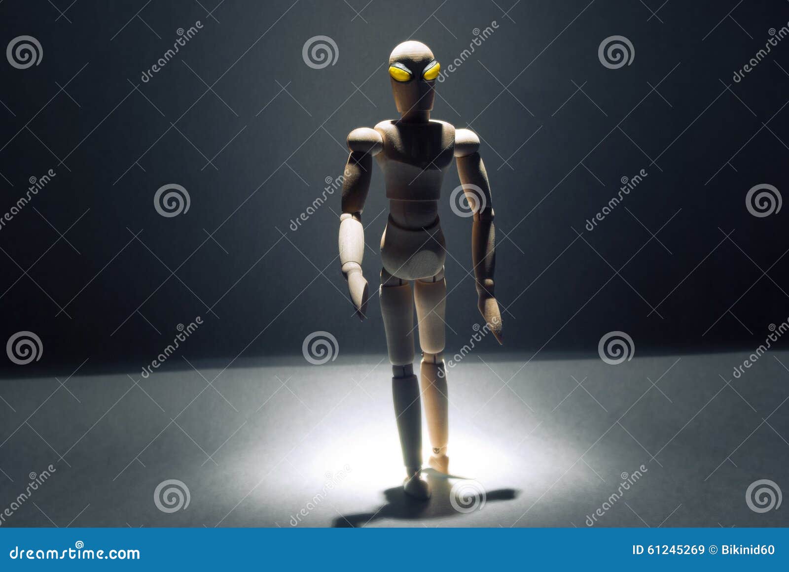 Alien dummy. stock image. Image of model, emotion, halloween - 61245269