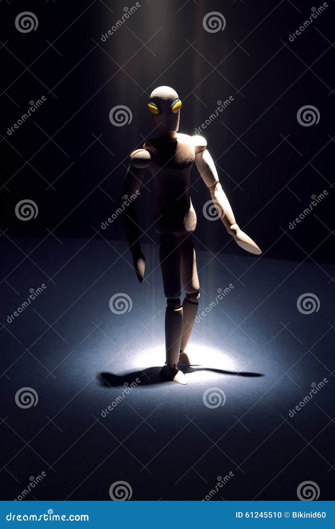 Alien dummy. stock photo. Image of concept, posture, humanoid - 61245510