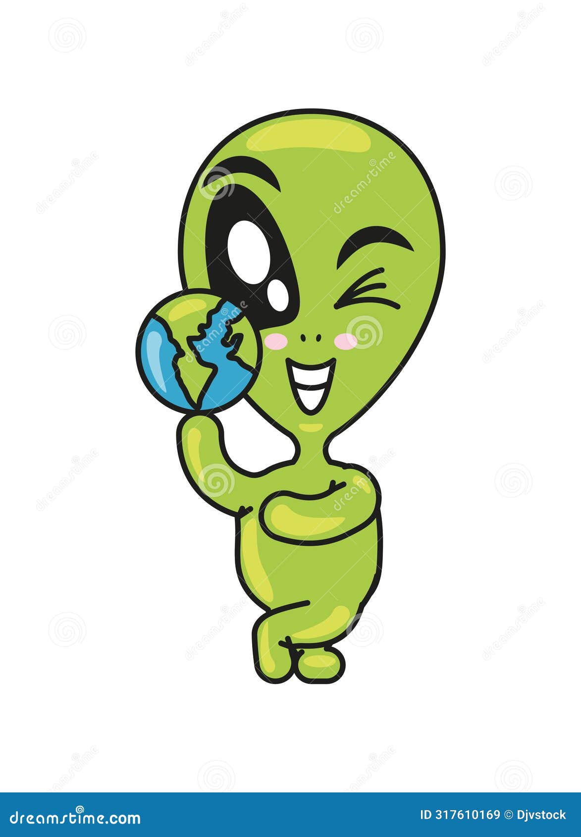 Alien and earth planet stock vector. Illustration of galaxy - 317610169