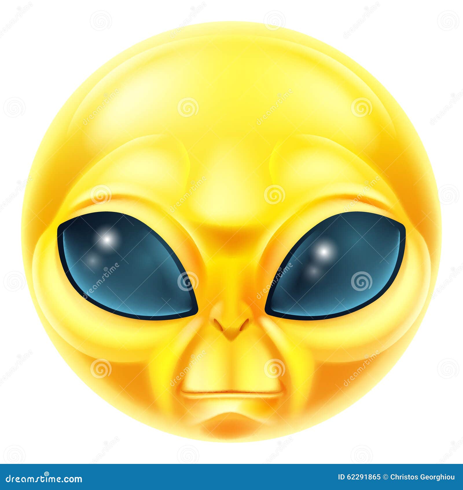 Alien Emoji Emoticon Stock Vector - Image: 62291865