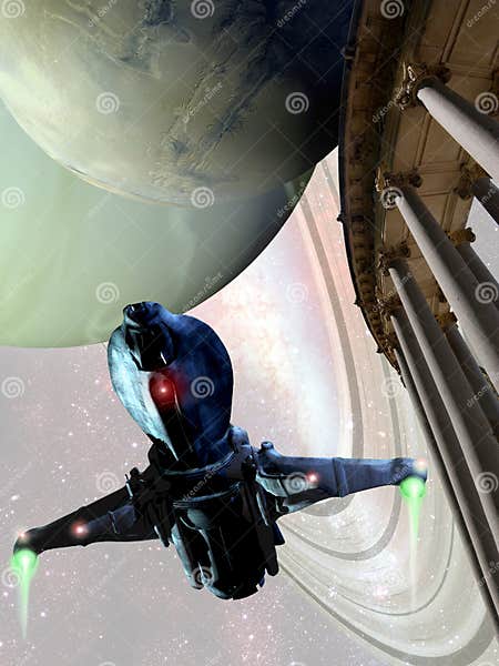 Alien empire stock illustration. Illustration of empire - 25625604