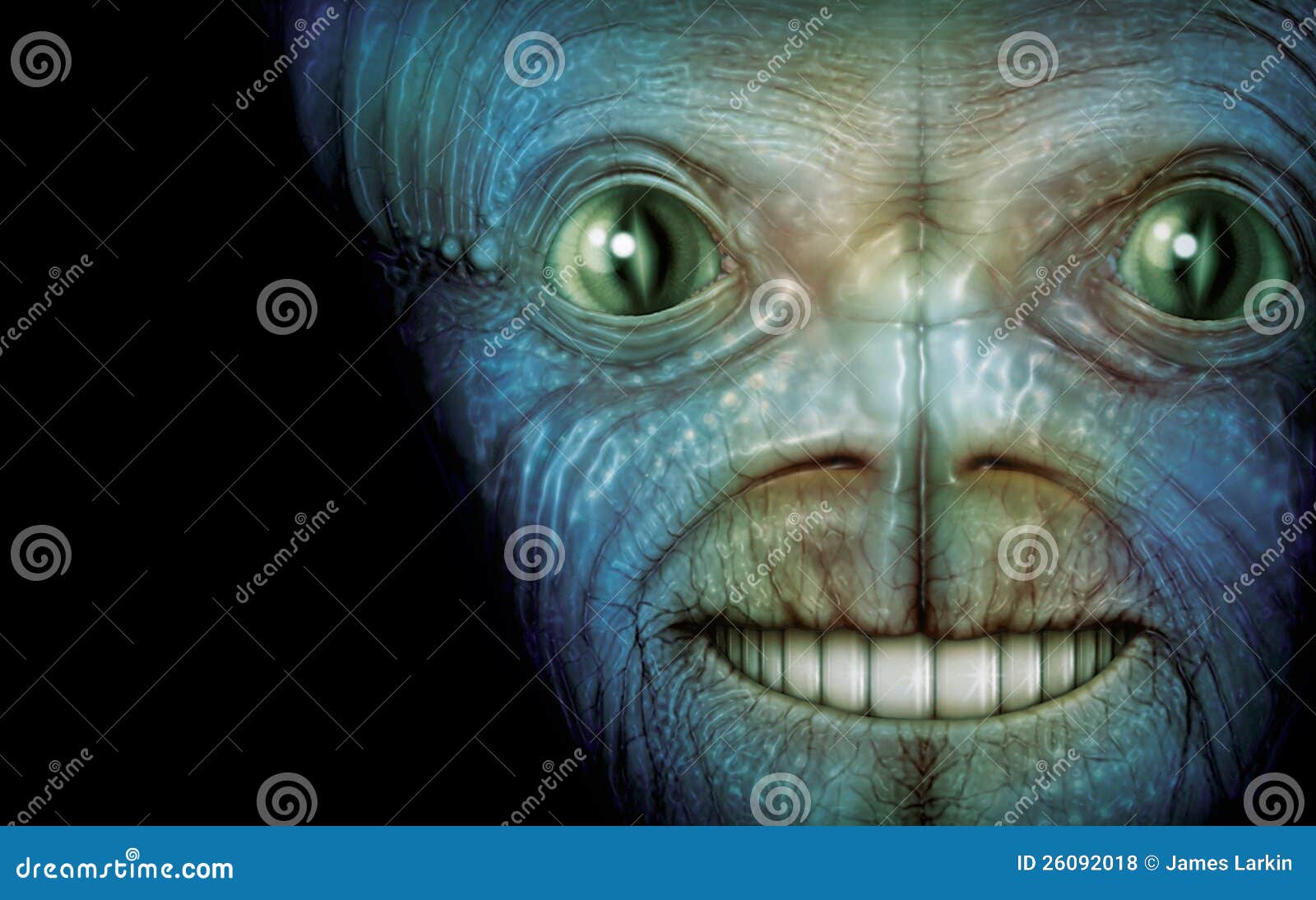 Alien Face stock illustration. Illustration of nose, invader - 26092018