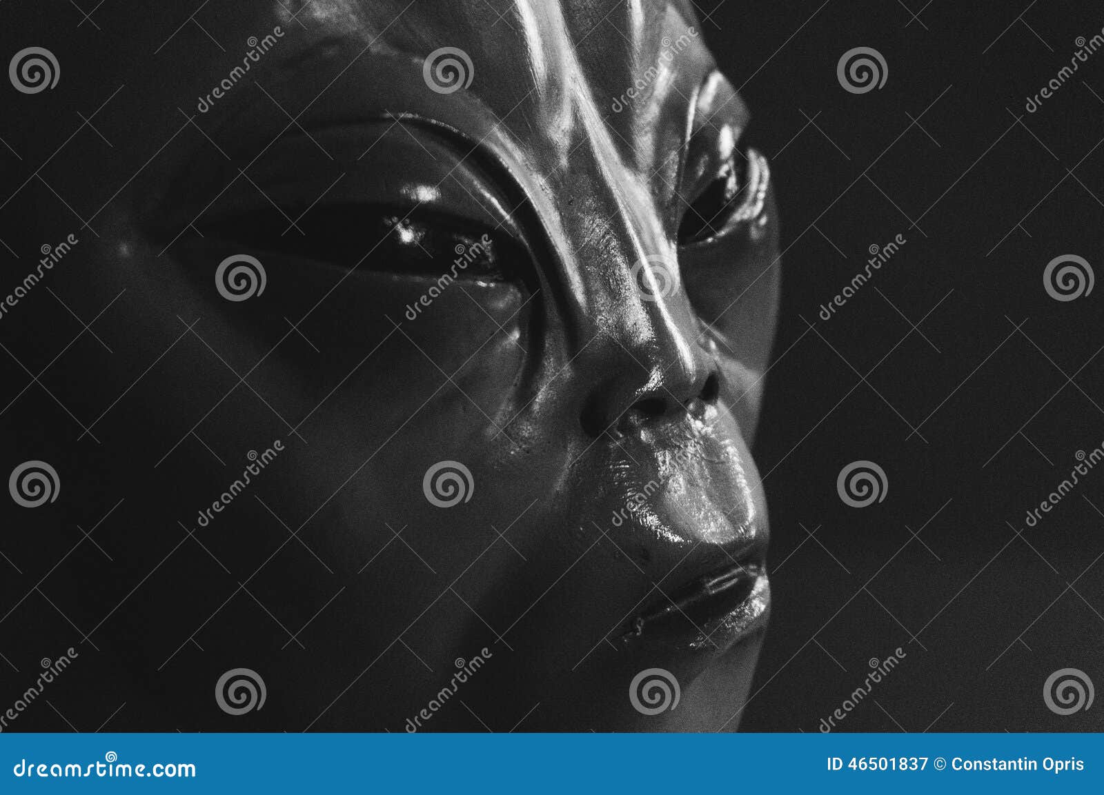 Alien face stock image. Image of face, body, details - 46501837