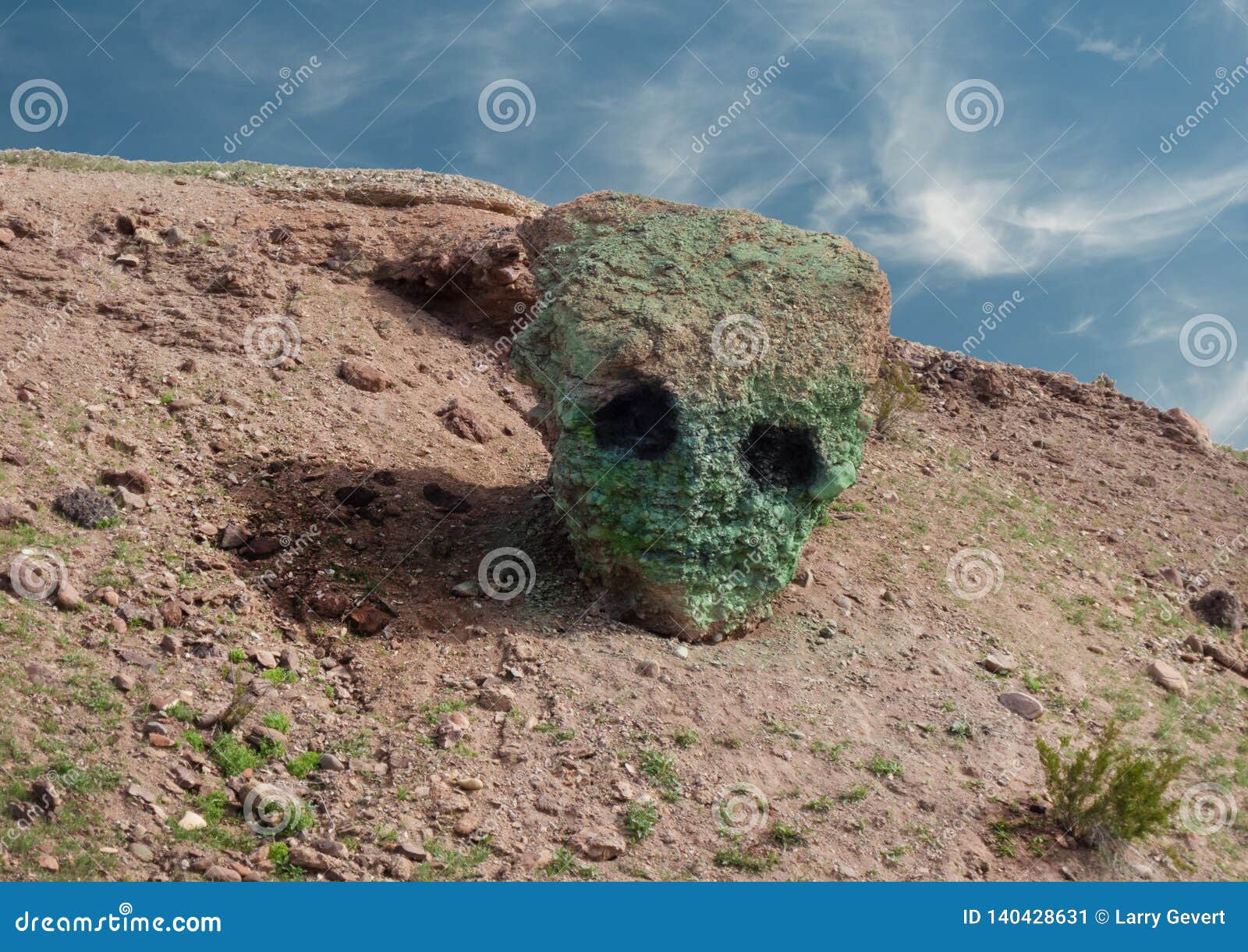 Alien face in a huge rock stock image. Image of attraction - 140428631