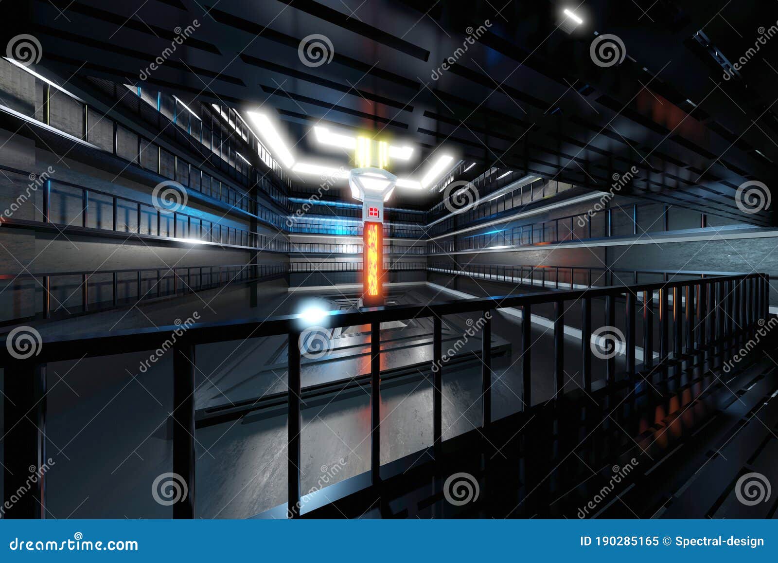 A Alien Facility stock illustration. Illustration of dark - 190285165