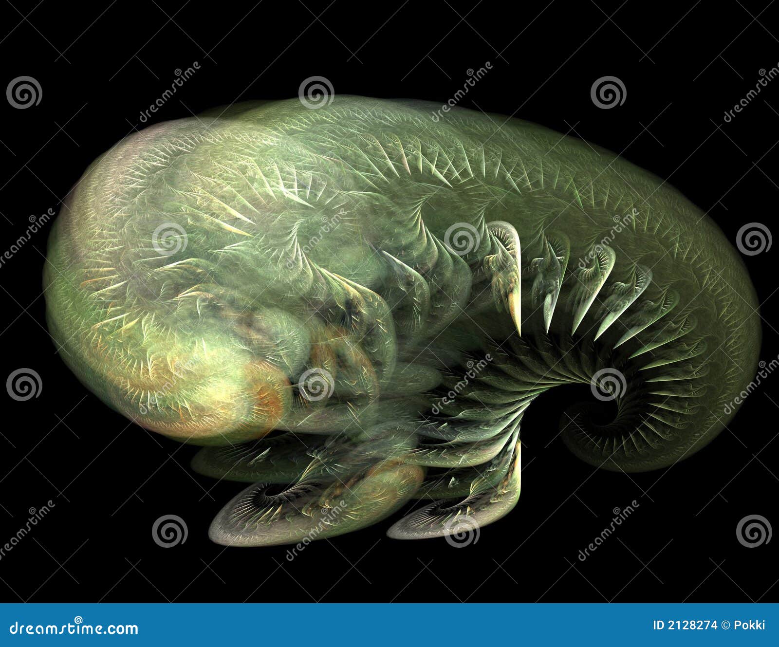 Alien - Fractal stock illustration. Illustration of formation - 2128274