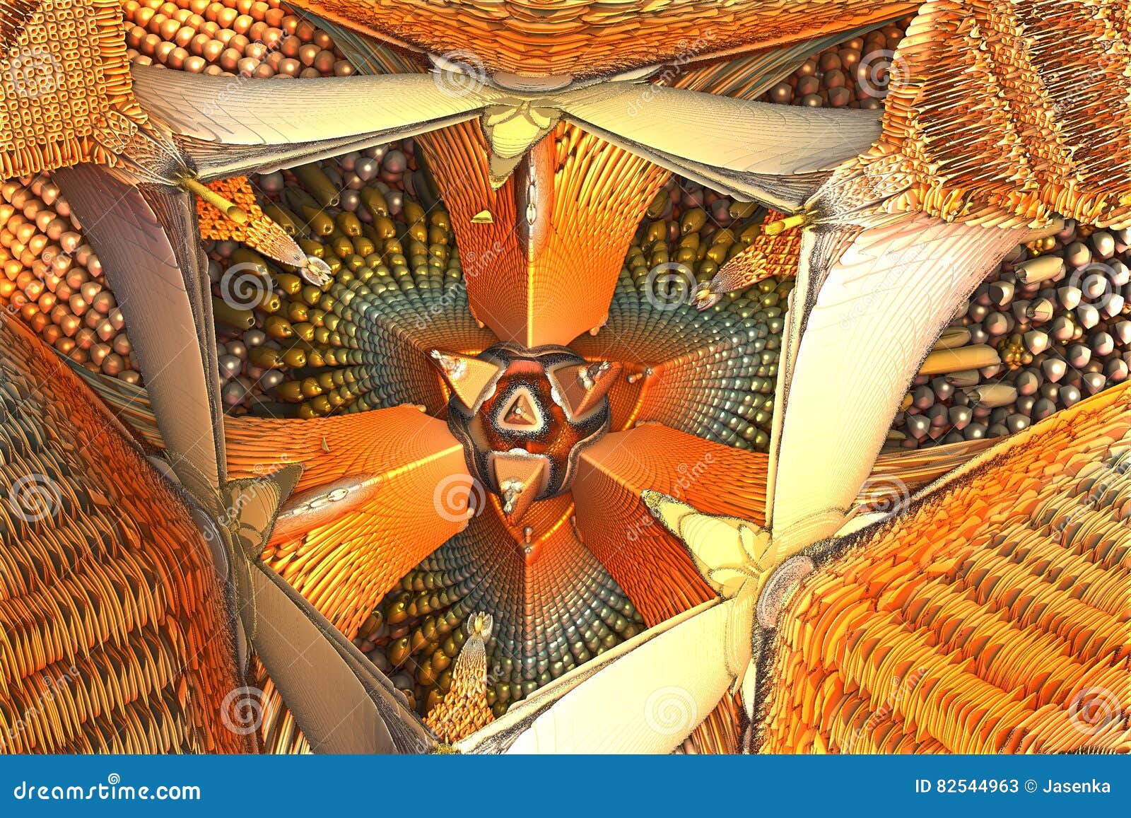 Alien Fractal Structure Royalty-Free Stock Image | CartoonDealer.com ...