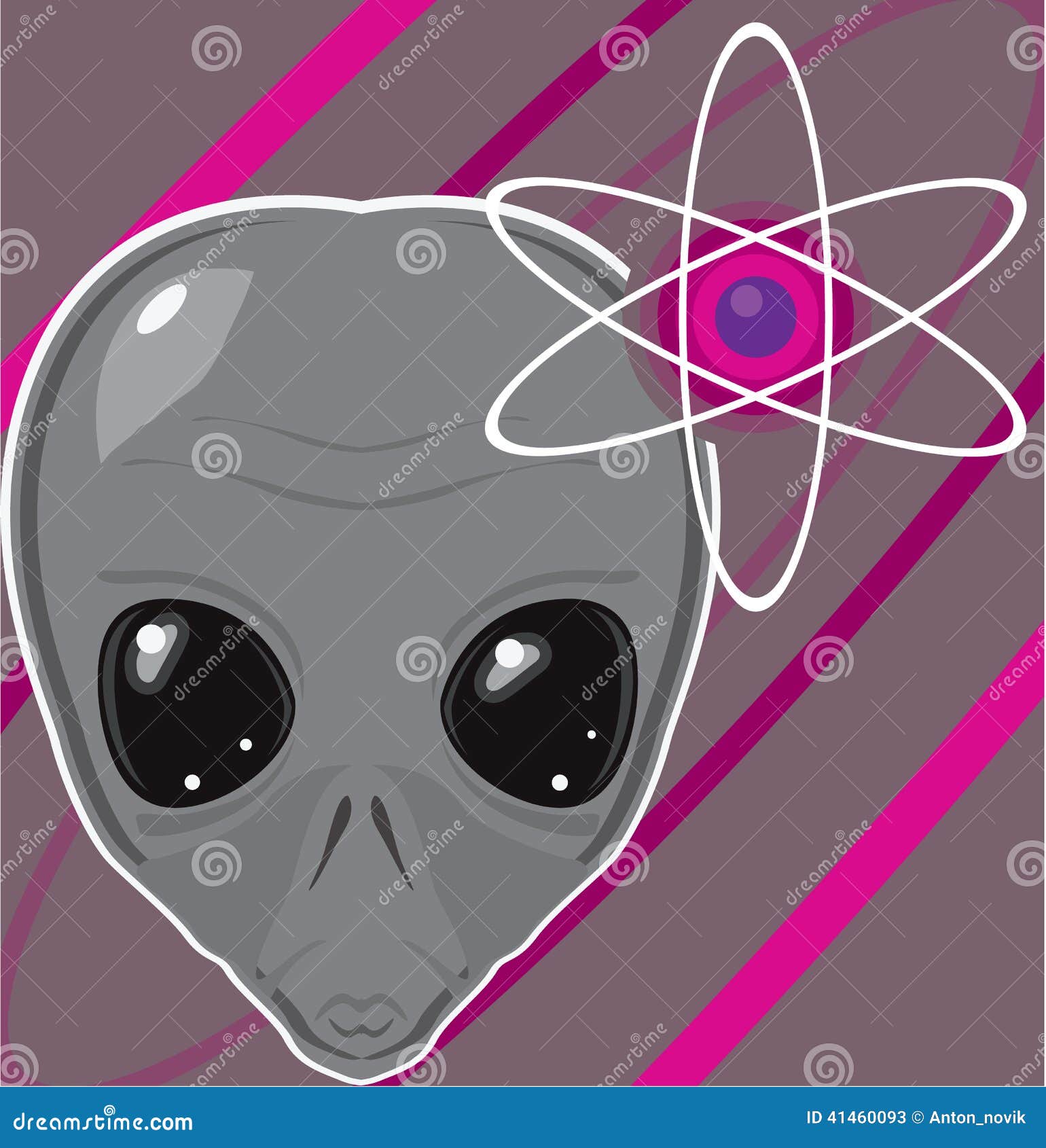 Alien galaxy stock vector. Illustration of fiction, horror - 41460093