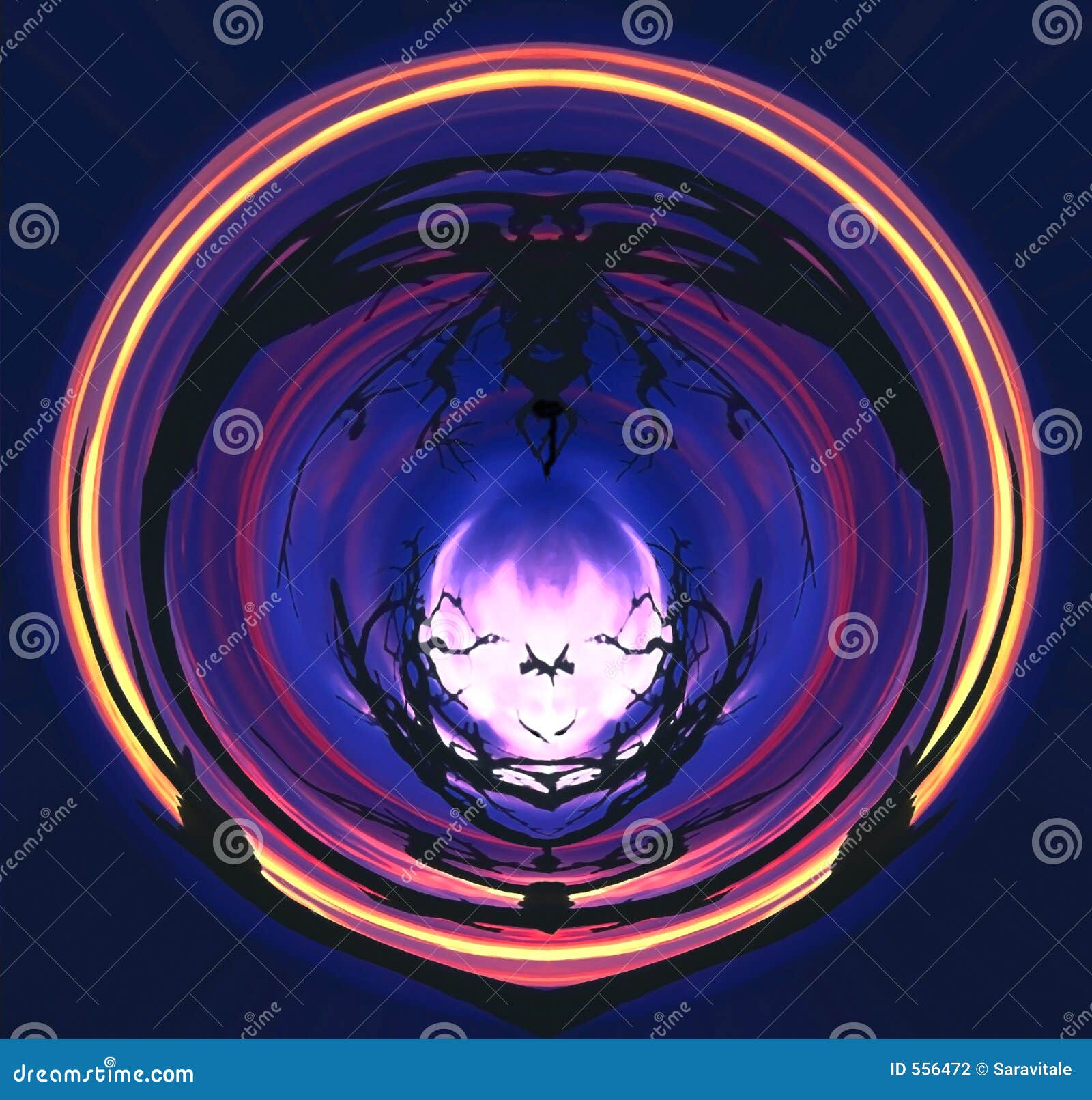 Alien Goddess stock illustration. Illustration of abstracts - 556472
