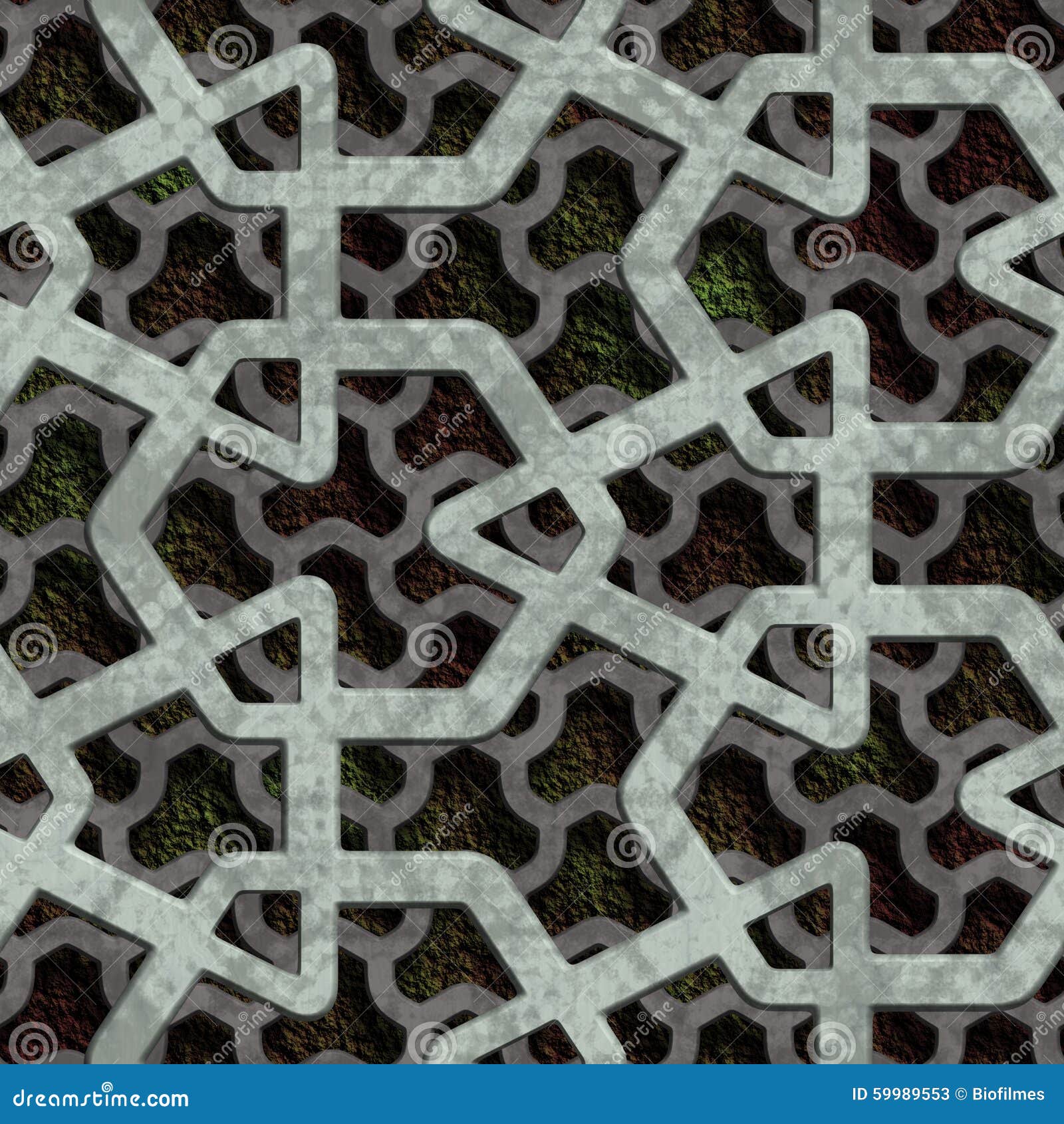 Alien Grid Texture Seamless Stock Illustration - Illustration of grid ...