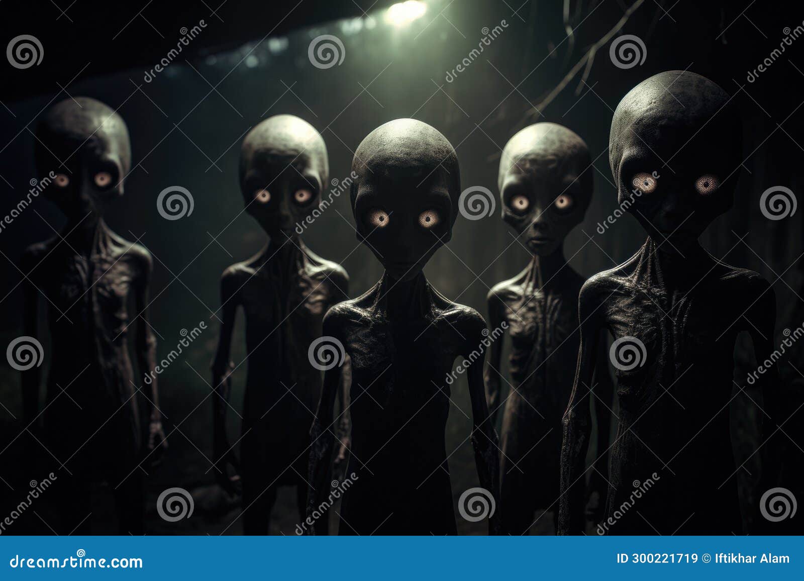 Alien Group Composition Icon Of Round Dots Cartoon Vector ...