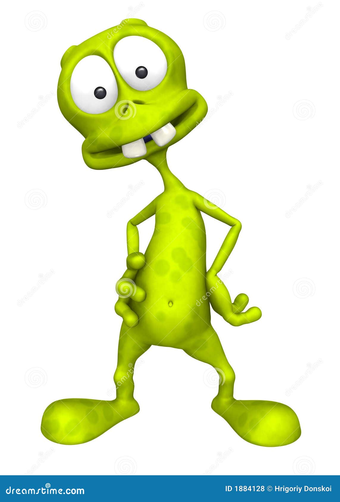 Alien (Happy Wait) stock illustration. Illustration of design - 1884128