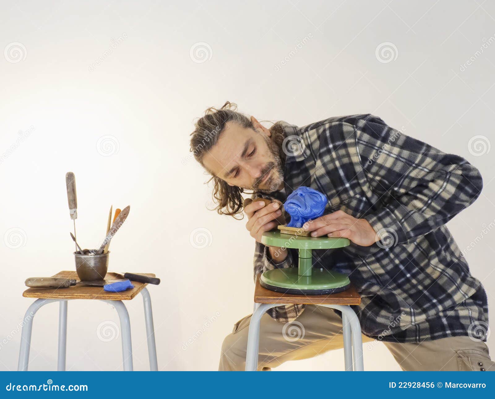 Alien Head Shaped Stone With Eyes And Mouth Royalty-Free Stock ...