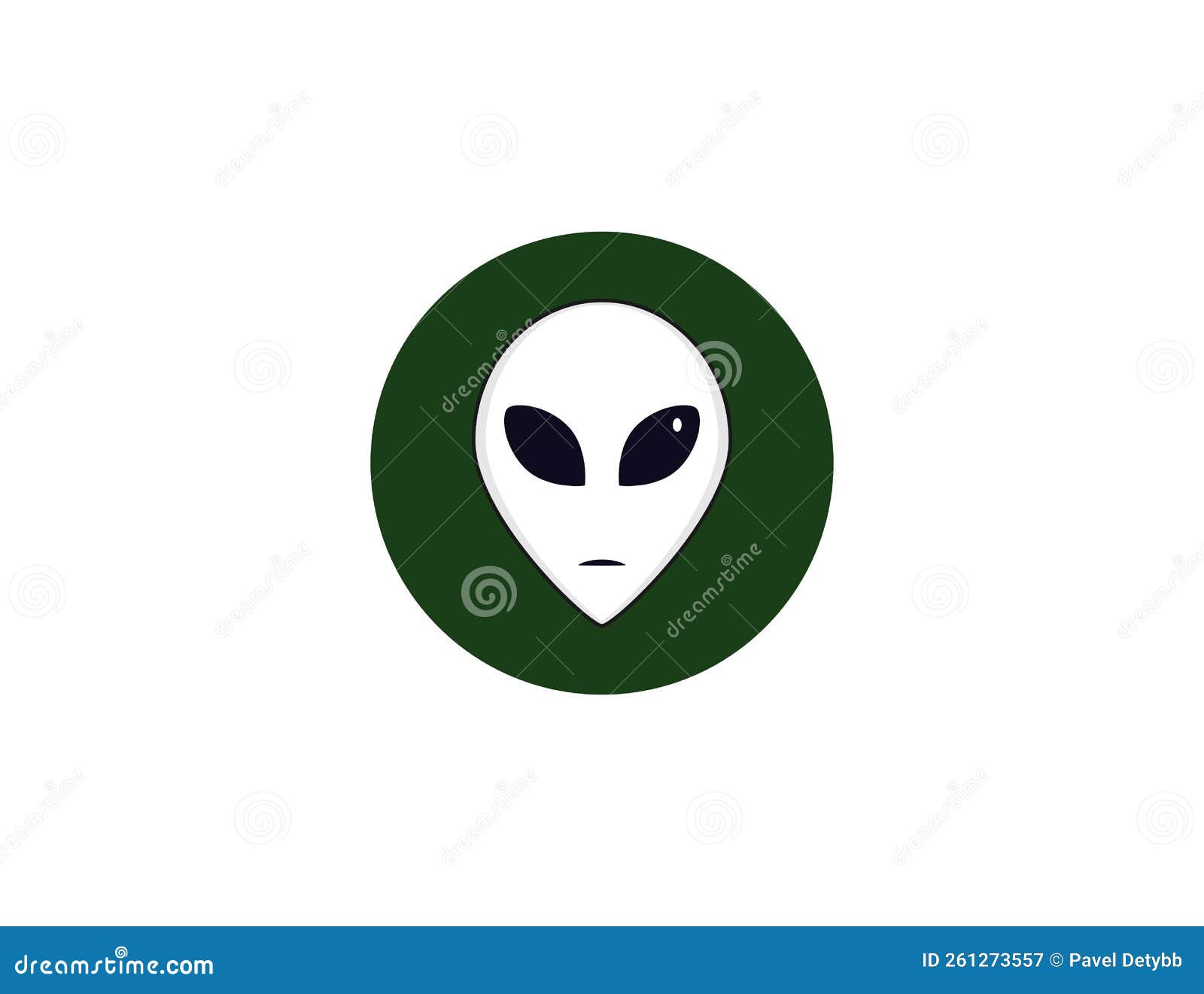 Alien Head, Character Icon. Vector Illustration. Stock Vector ...