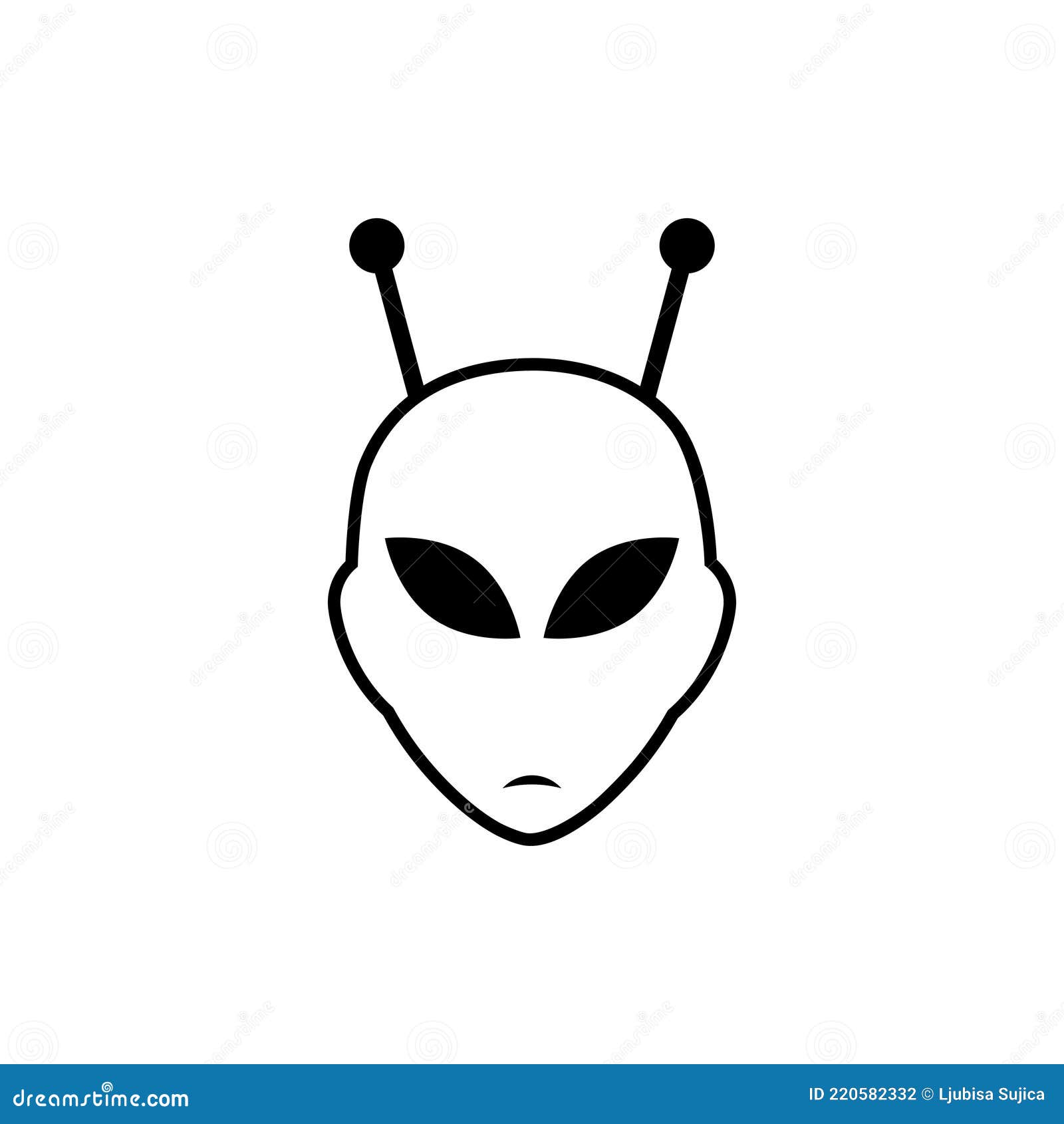 Simple Alien Head