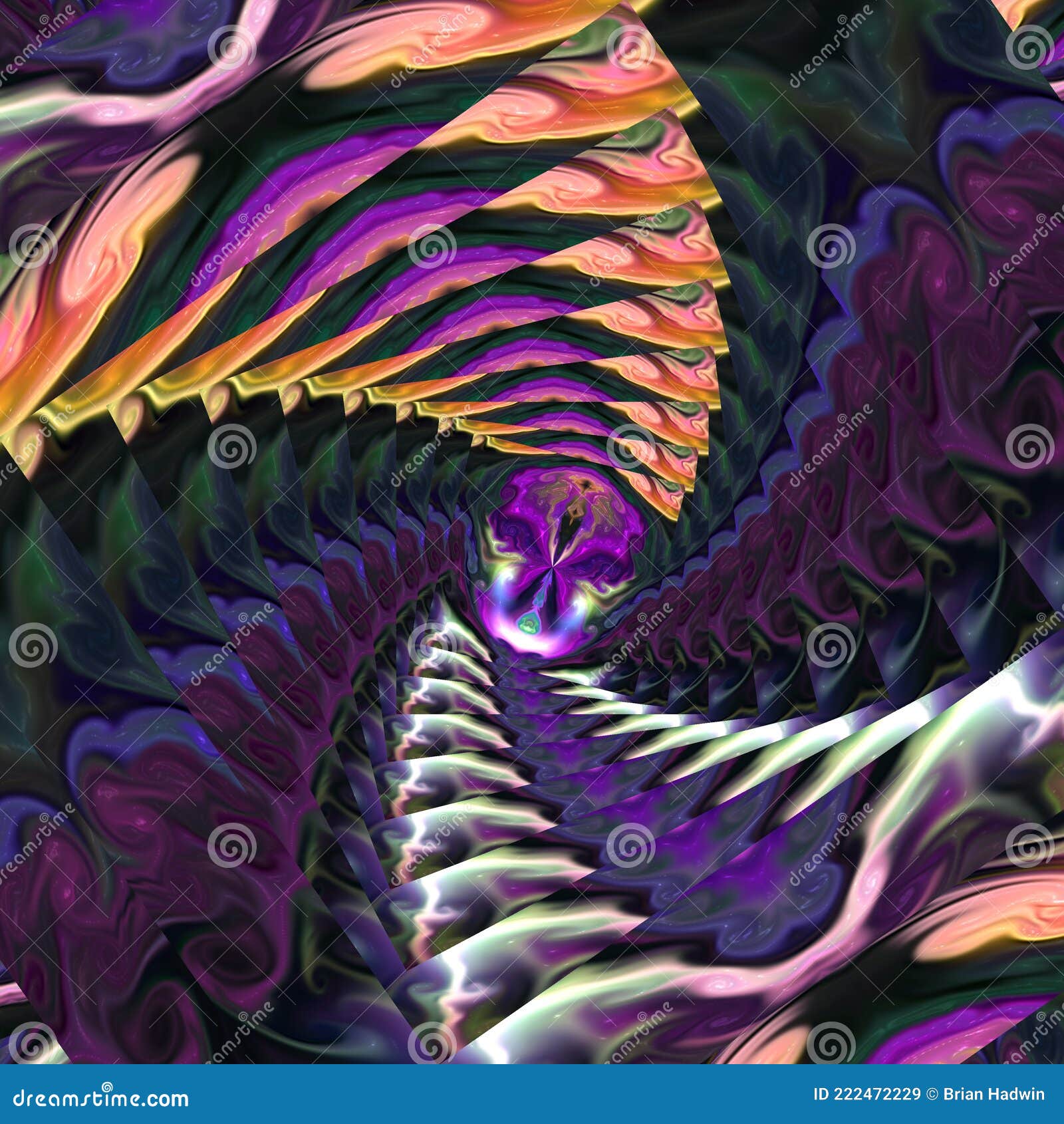 Alien head spiral drain stock illustration. Illustration of spiral ...