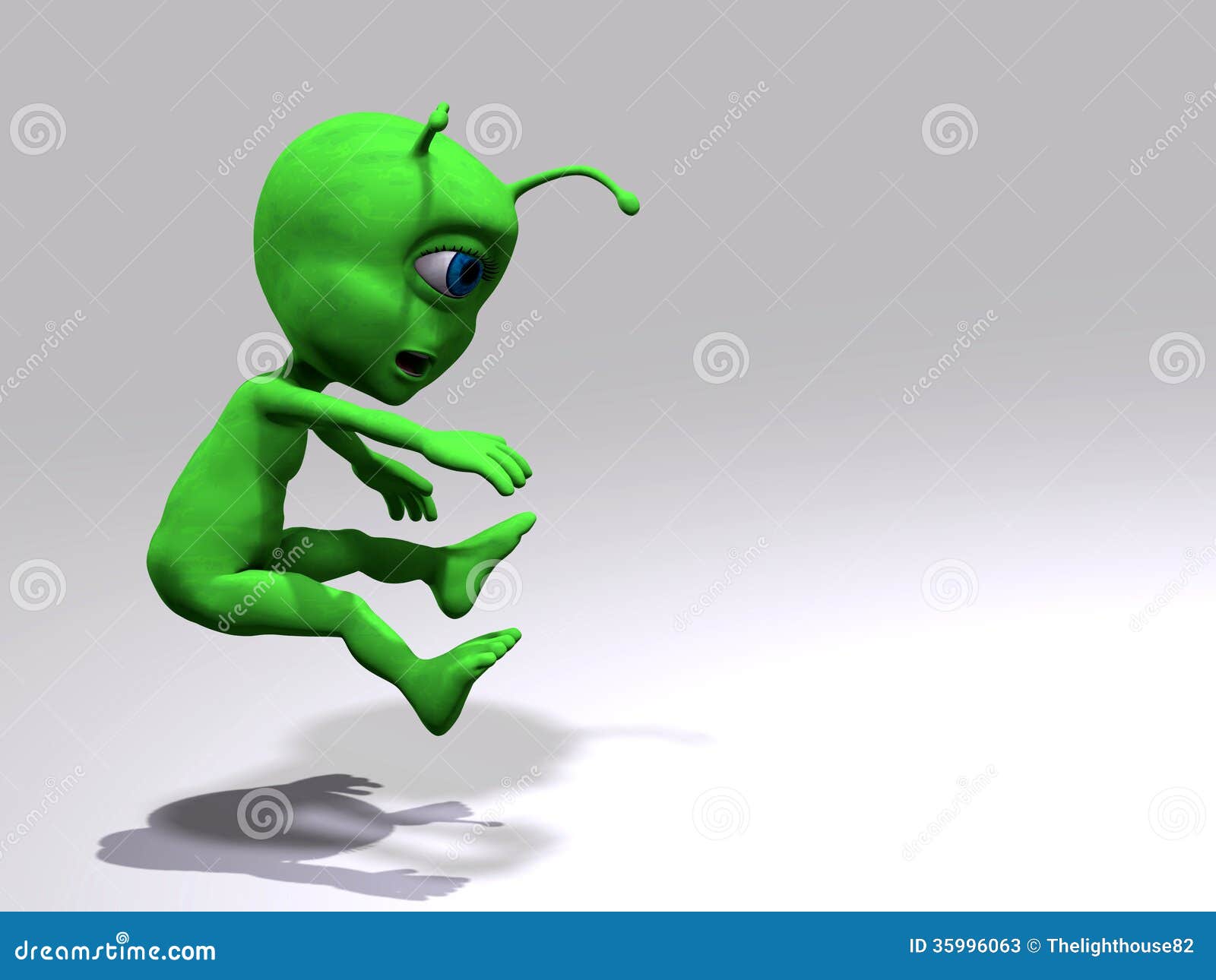 Alien - hit from the front stock illustration. Illustration of colorful ...