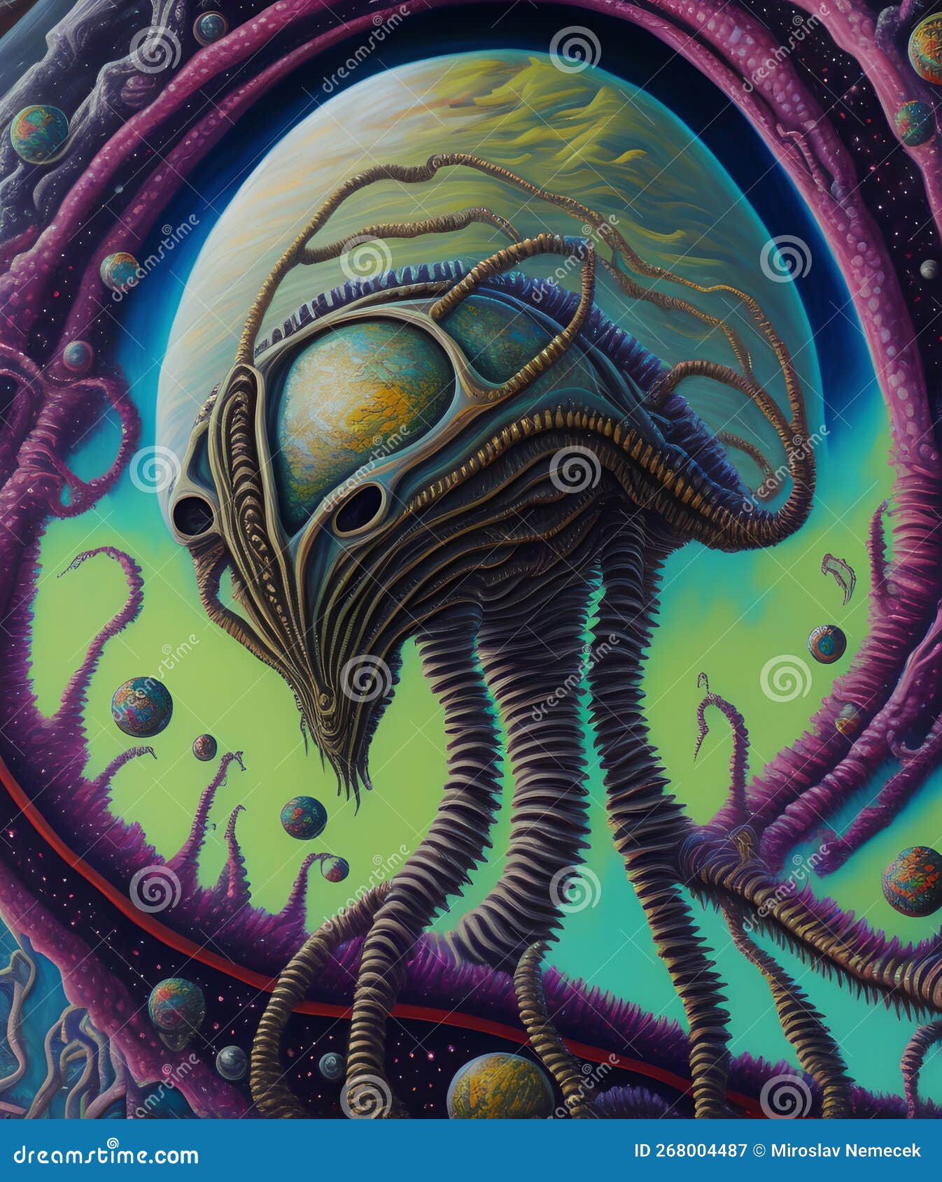 Alien Hunter Esport Logo Design Template With Gun. Red And Black ...