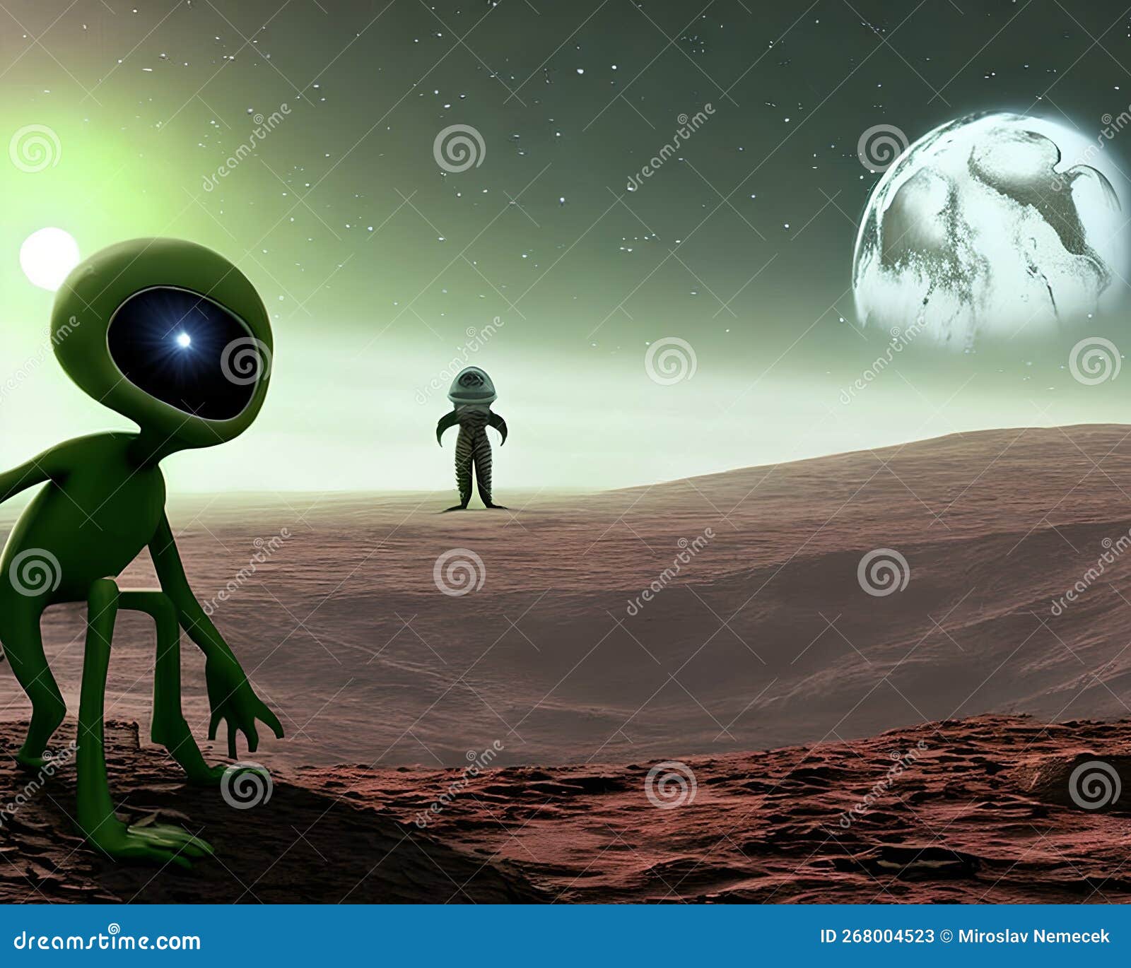 Alien Hunter Esport Logo Design Template With Gun. Red And Black ...