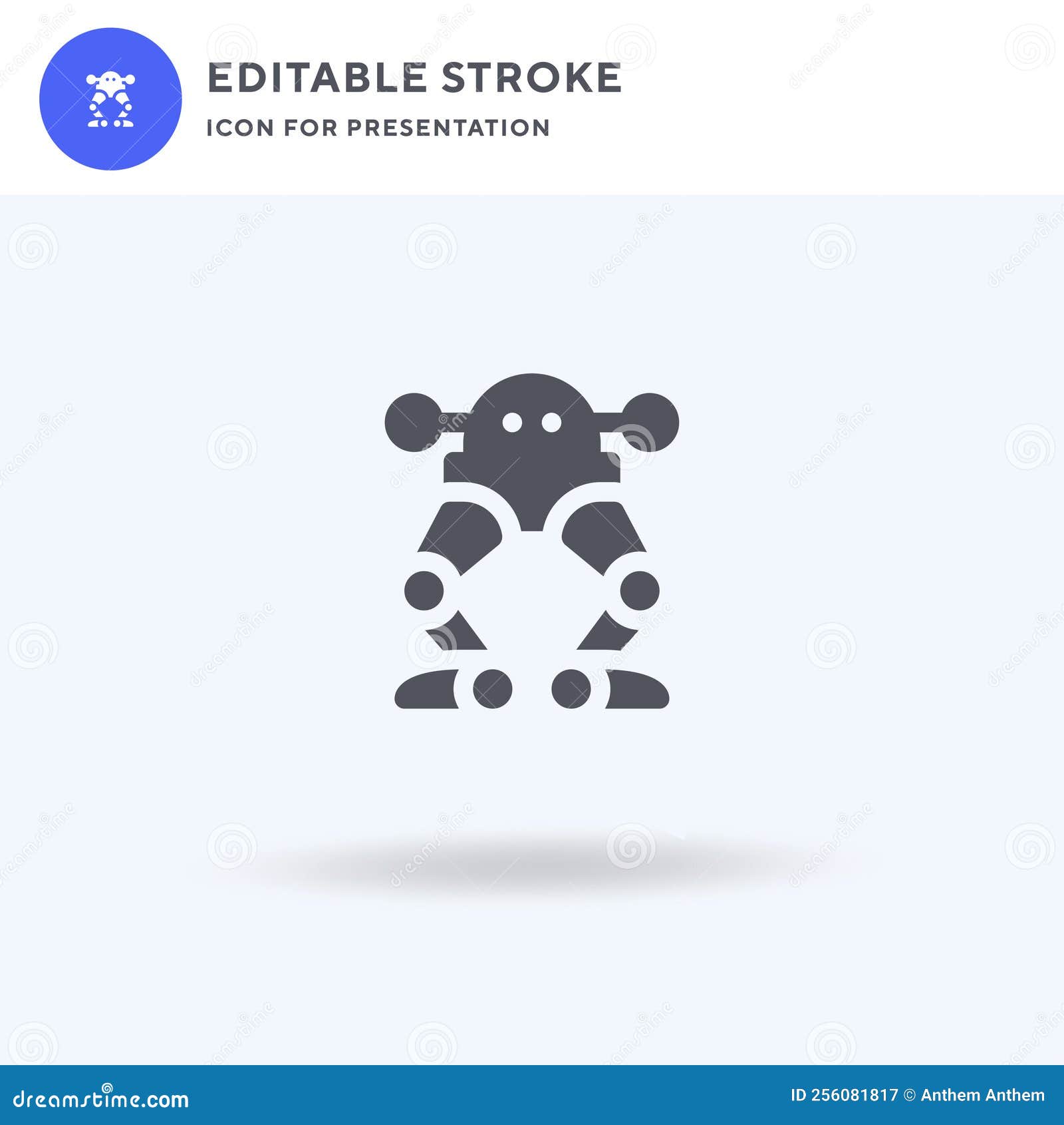 Alien Icon Vector, Filled Flat Sign, Solid Pictogram Isolated on White ...