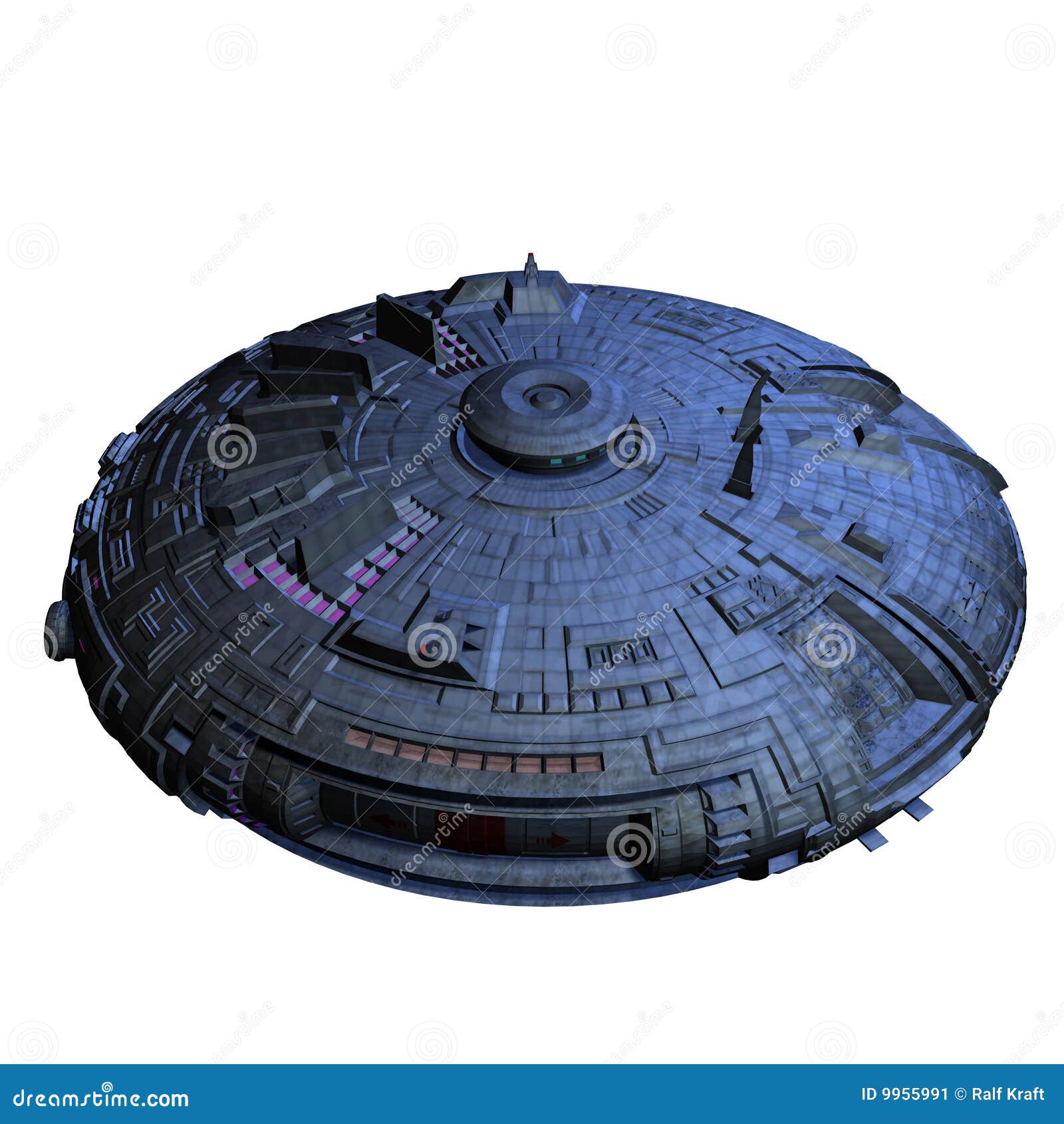 Alien Imperial Cruiser Royalty-Free Stock Photography | CartoonDealer ...