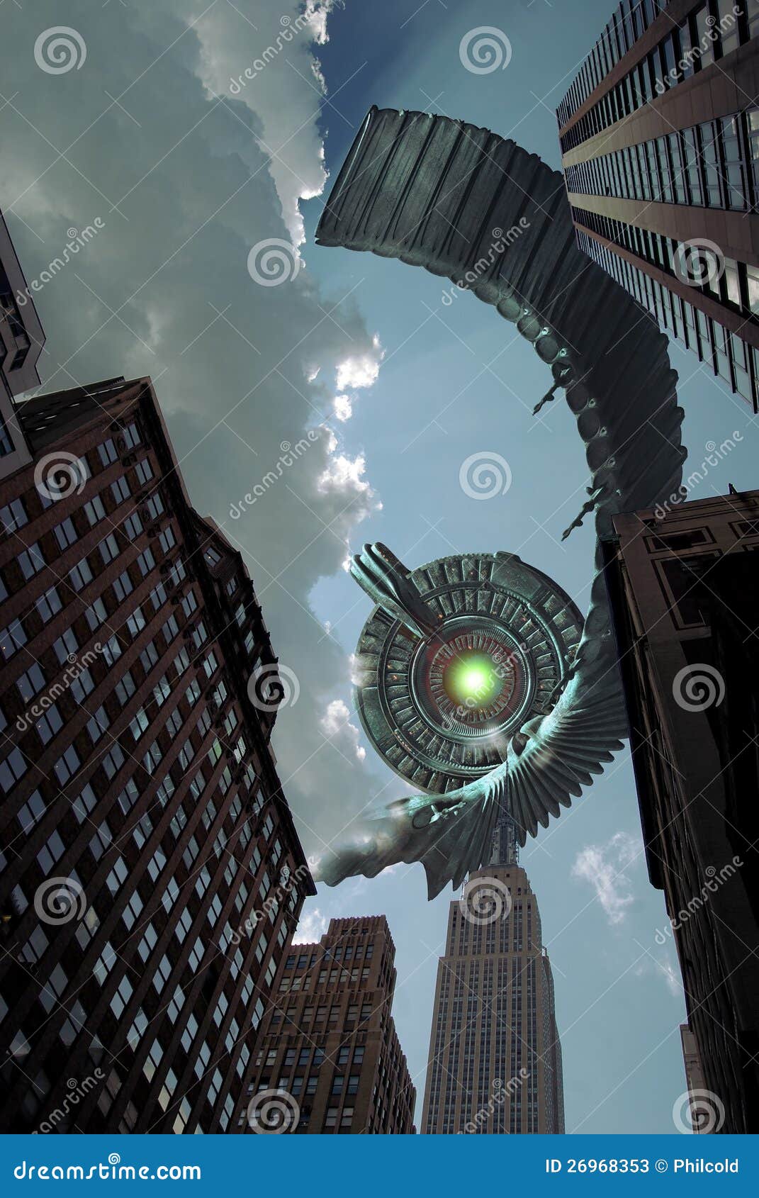 Alien invasion stock illustration. Illustration of imagination - 26968353