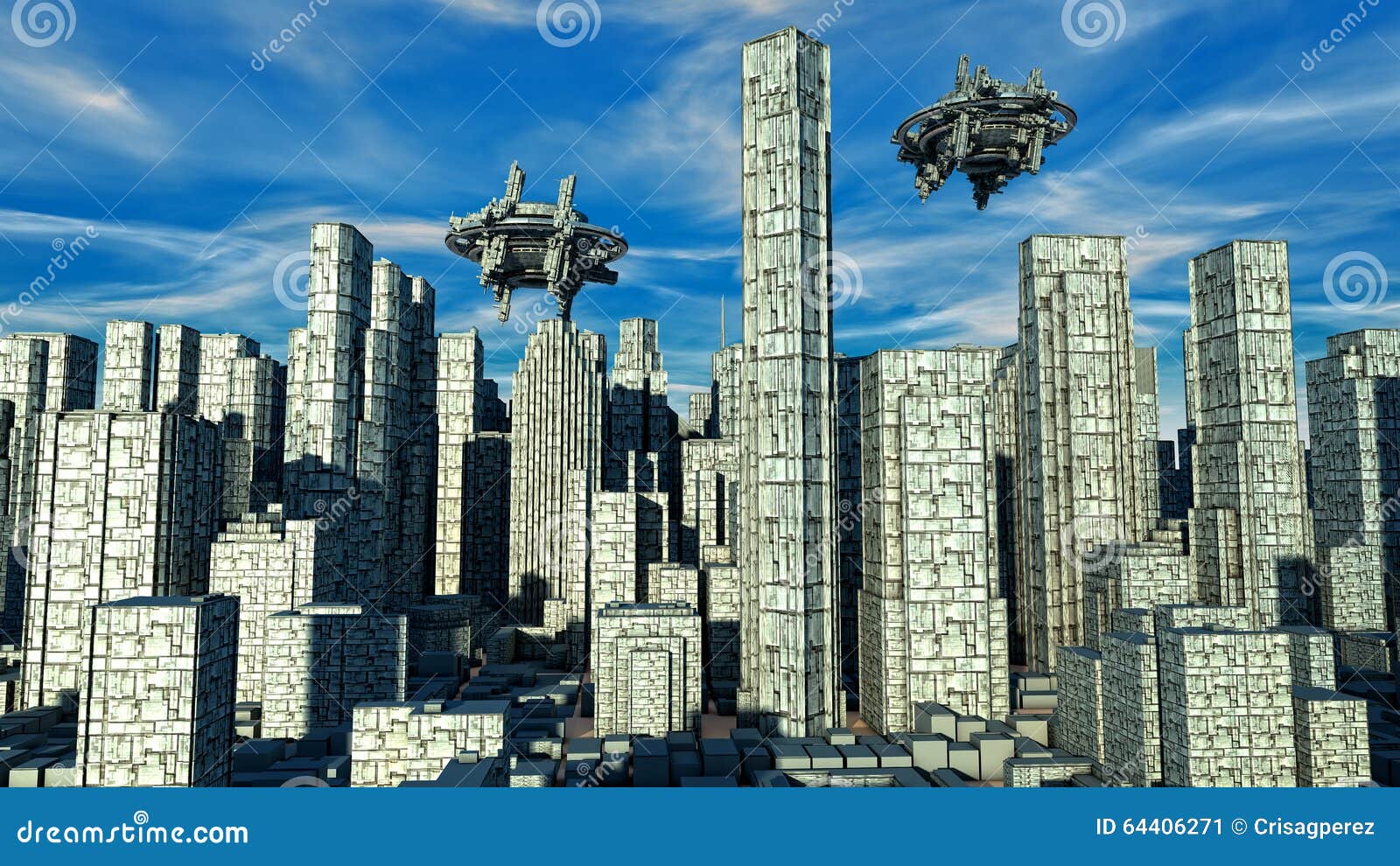 Alien invasion stock illustration. Illustration of fantasy - 64406271