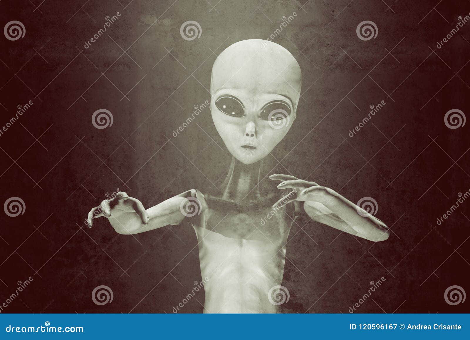 UFO Alien Hot Rod Isolated Vector Illustration In Full Color And Line ...