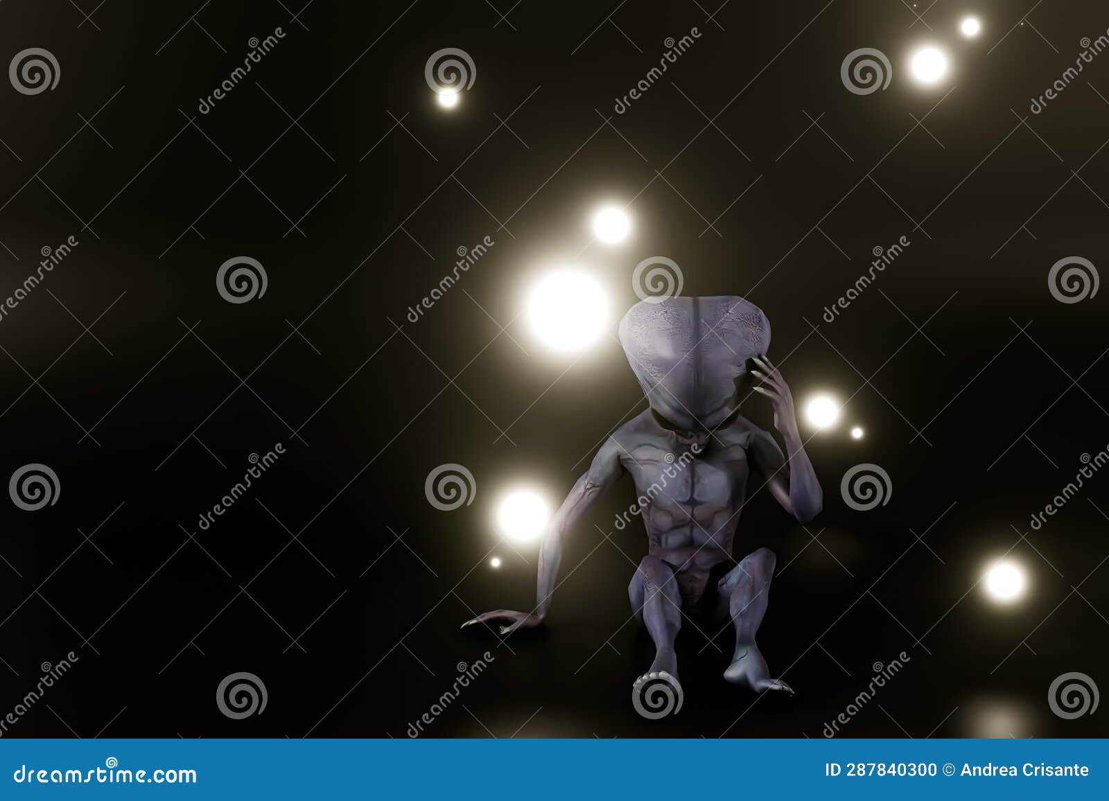 UFO Alien Hot Rod Isolated Vector Illustration In Full Color And Line ...