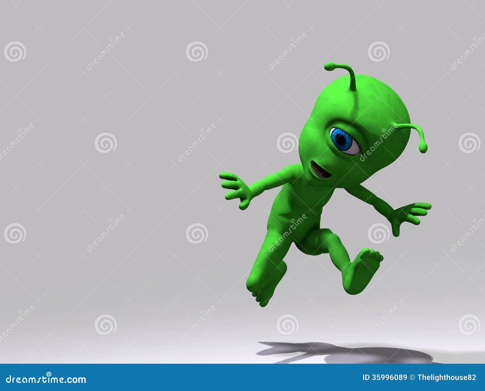 Alien - jump obstacle stock illustration. Illustration of jump - 35996089