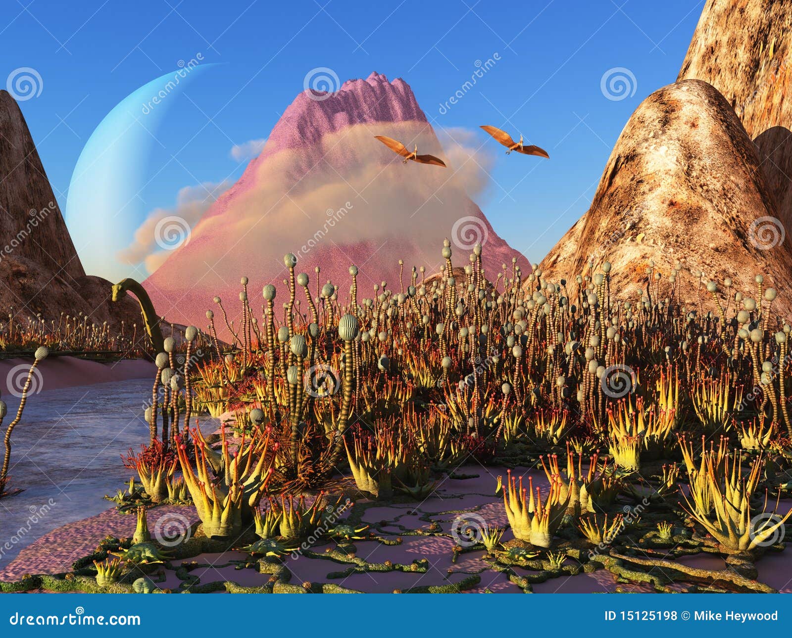 Alien Landscape Stock Photography | CartoonDealer.com #15125198