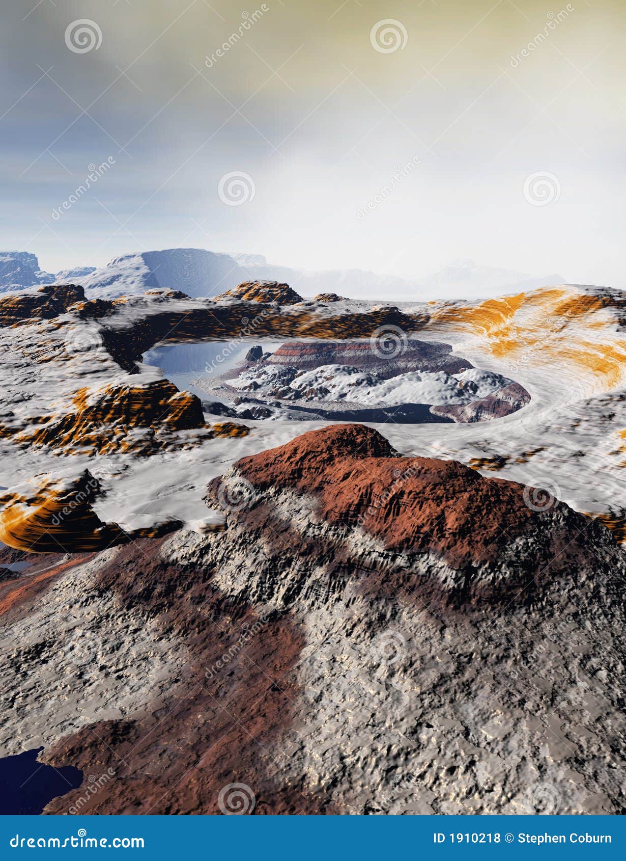 Alien Landscape stock photo. Image of colorful, color - 1910218