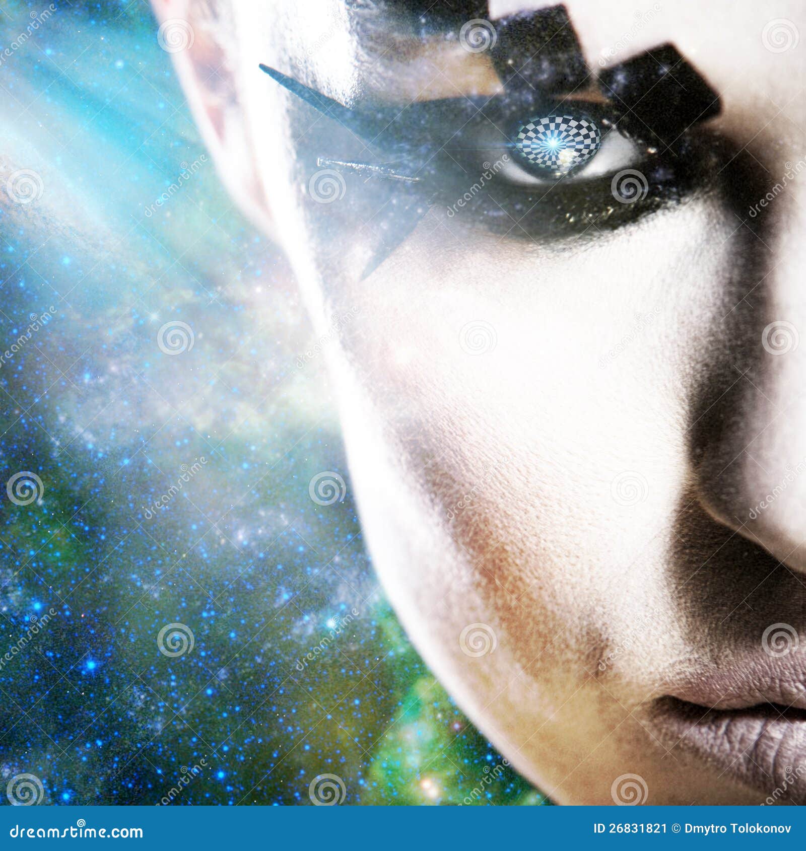 Alien look stock image. Image of humanity, background - 26831821