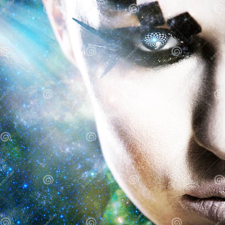 Alien look stock image. Image of humanity, background - 26831821